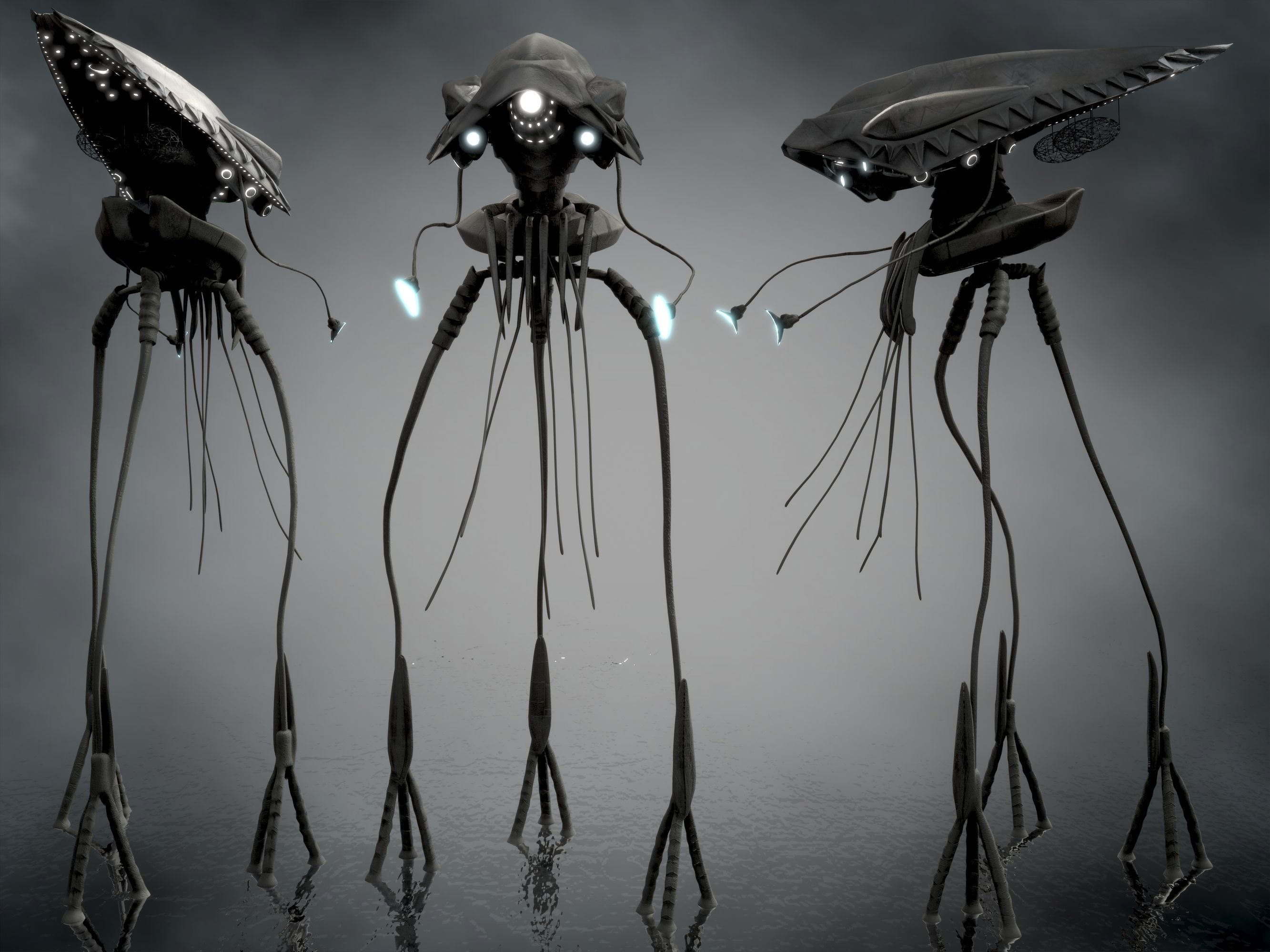 3D model Alien from War of the Worlds VR / AR / low-poly rigged | CGTrader