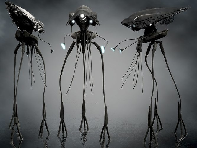 3D model Alien from War of the Worlds VR / AR / low-poly rigged | CGTrader