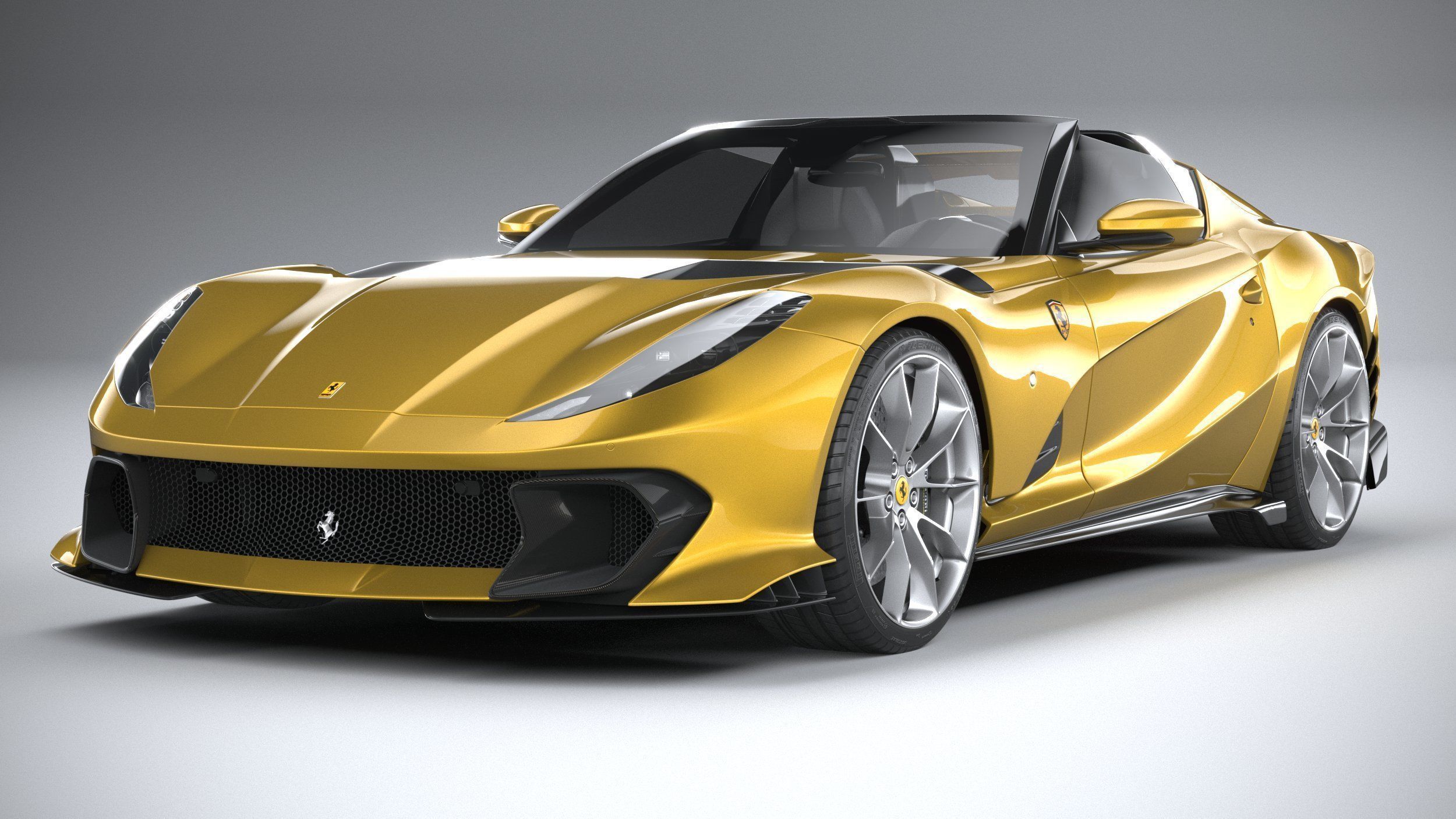 Ferrari 812 Competizione Aperta 2021 3D model | CGTrader