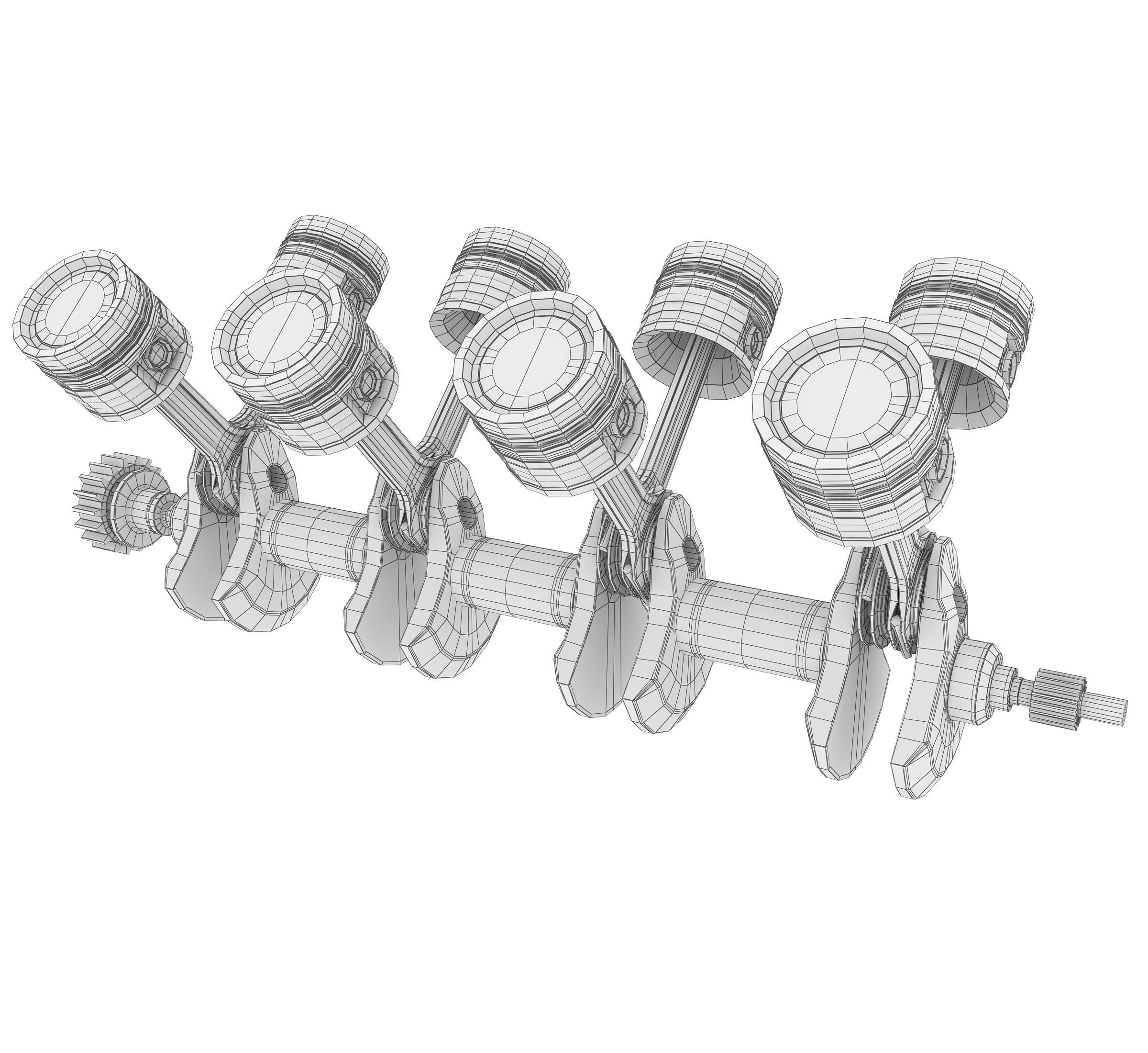 Engine work 3D model | CGTrader