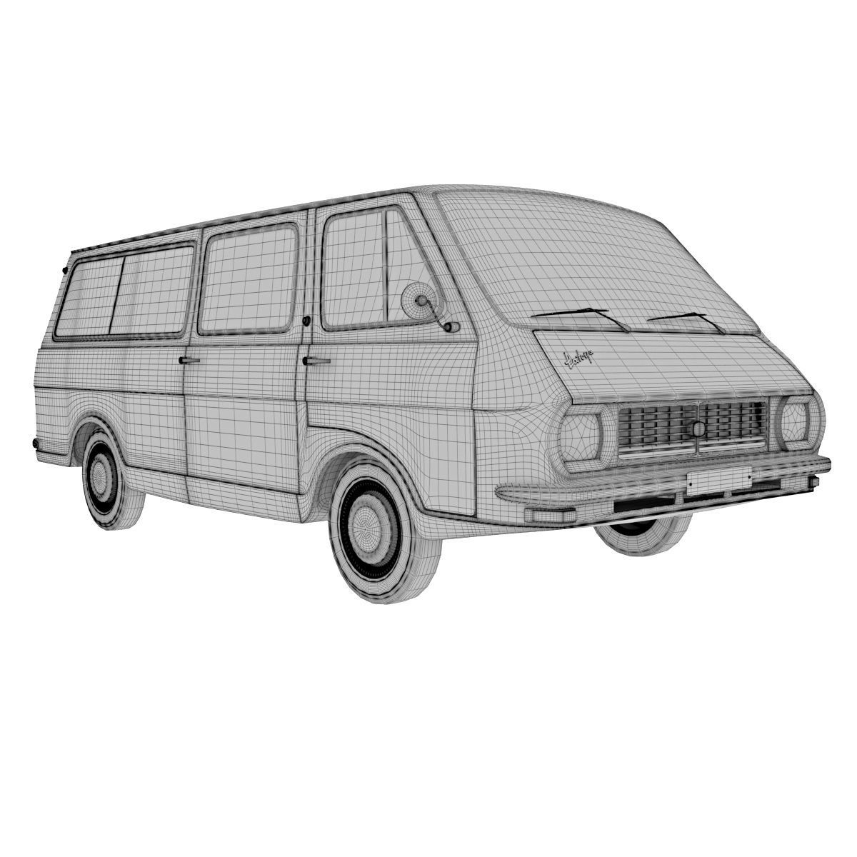 RAF bus 3D model | CGTrader