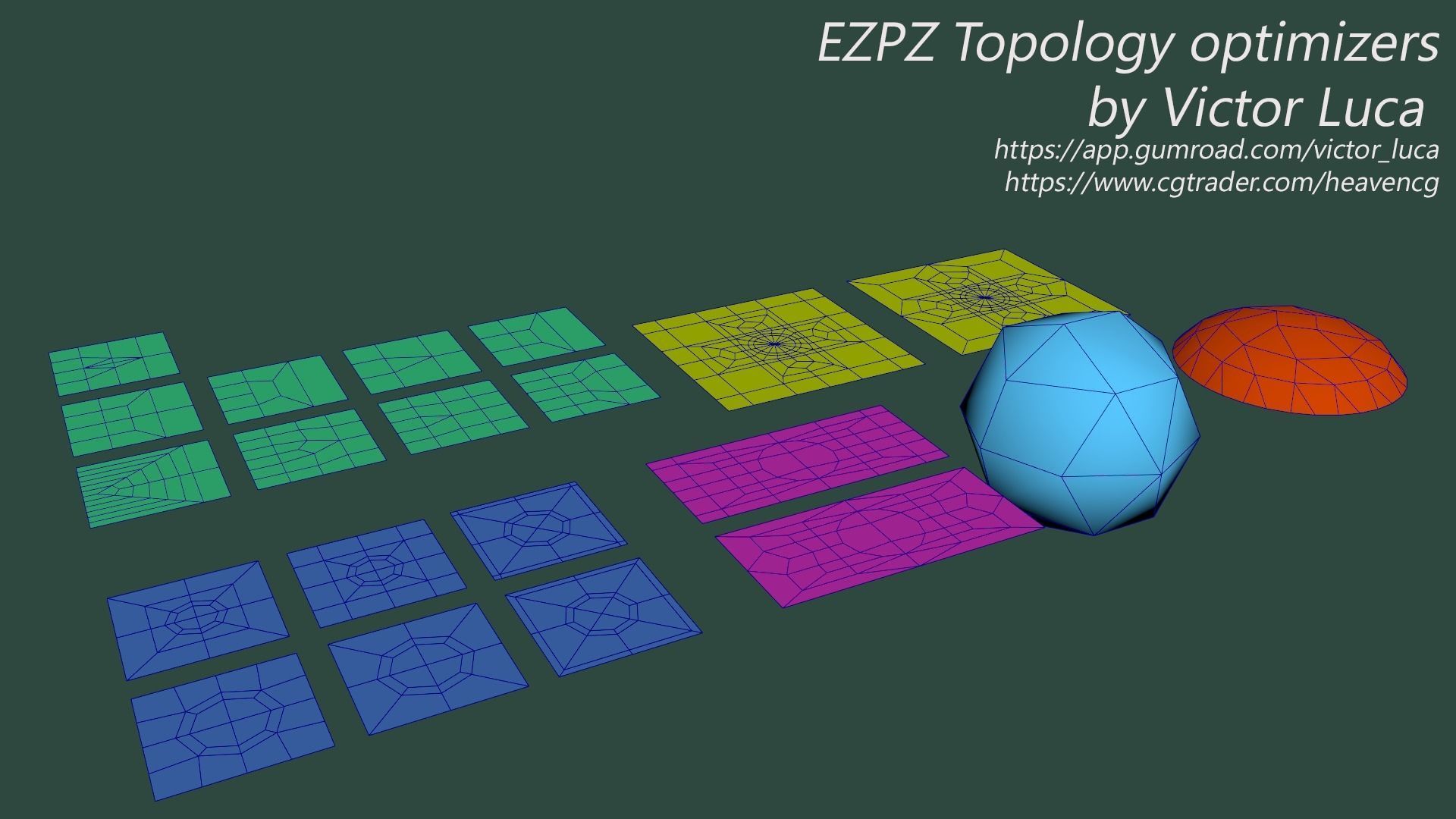 EZPZ Topology free 3D model | CGTrader