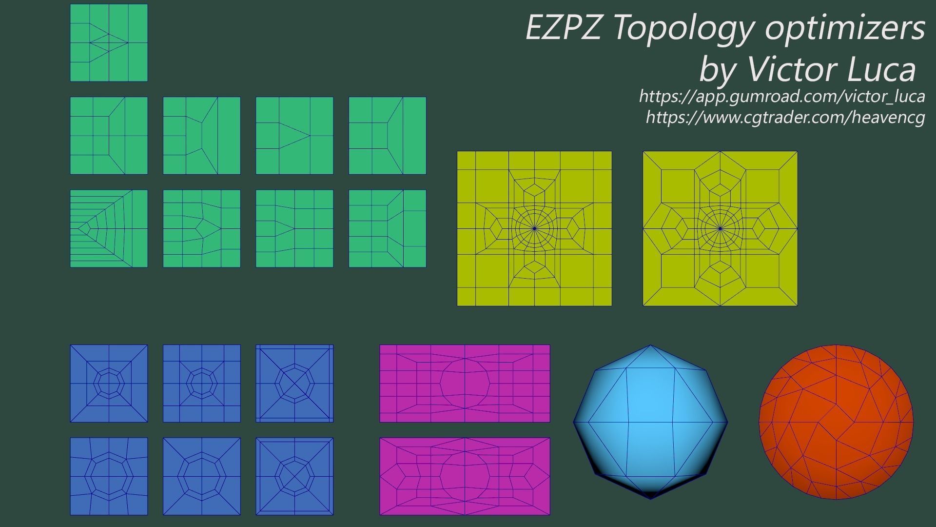 EZPZ Topology free 3D model | CGTrader