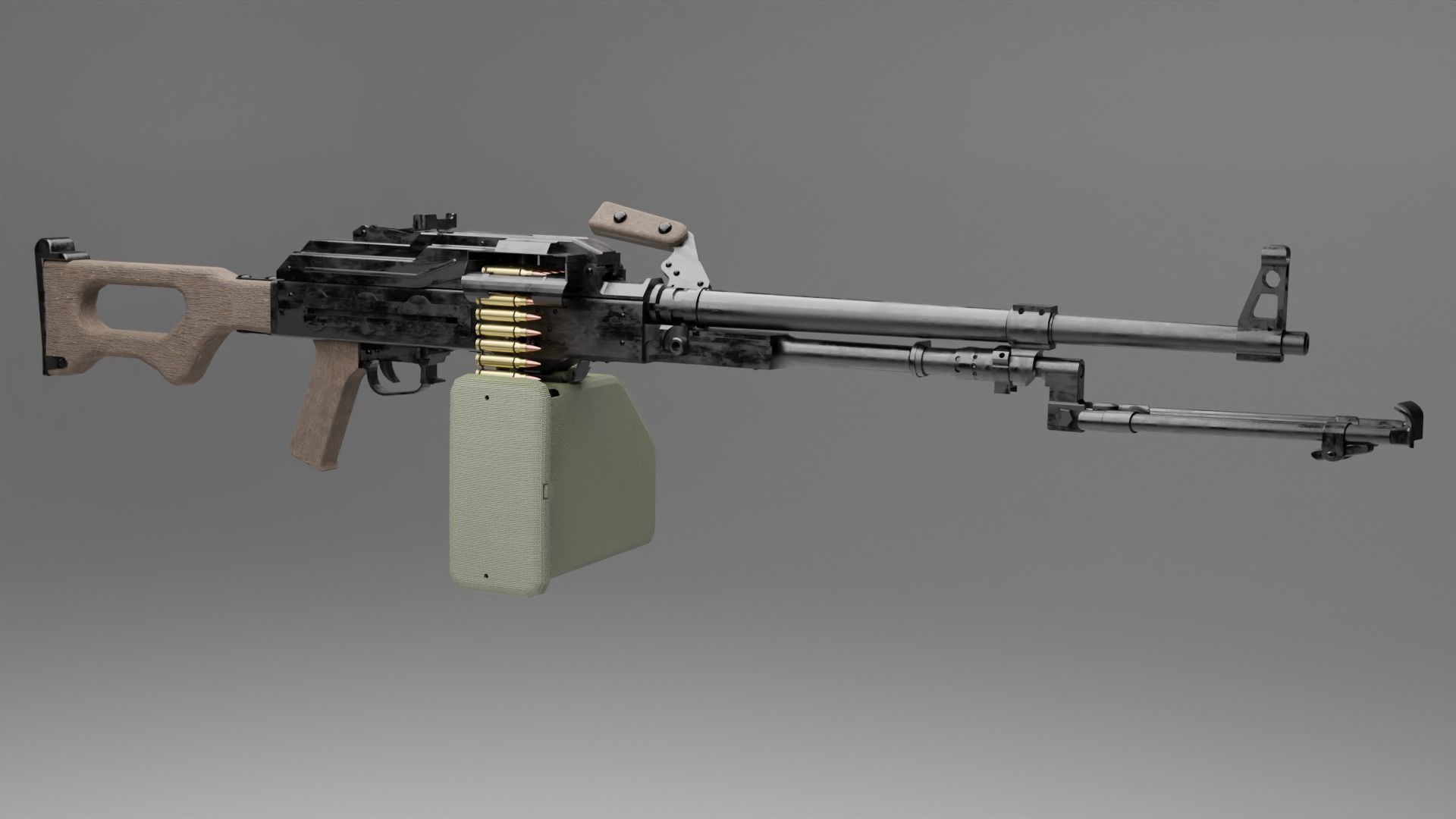 3D model PKM LMG VR / AR / low-poly | CGTrader