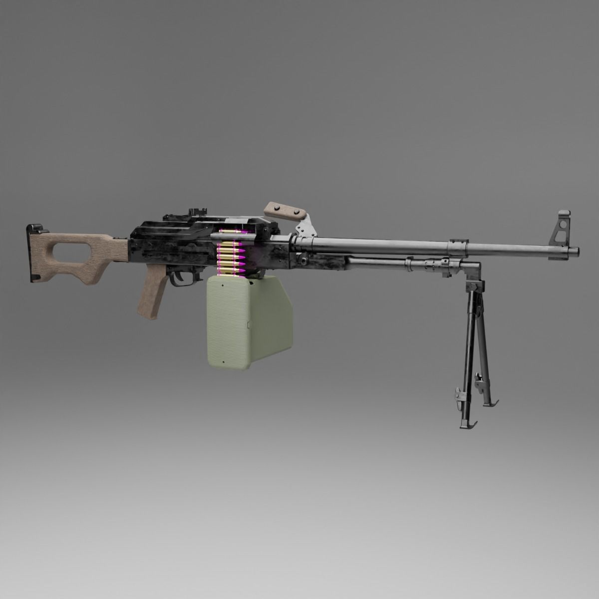 3D model PKM LMG VR / AR / low-poly | CGTrader