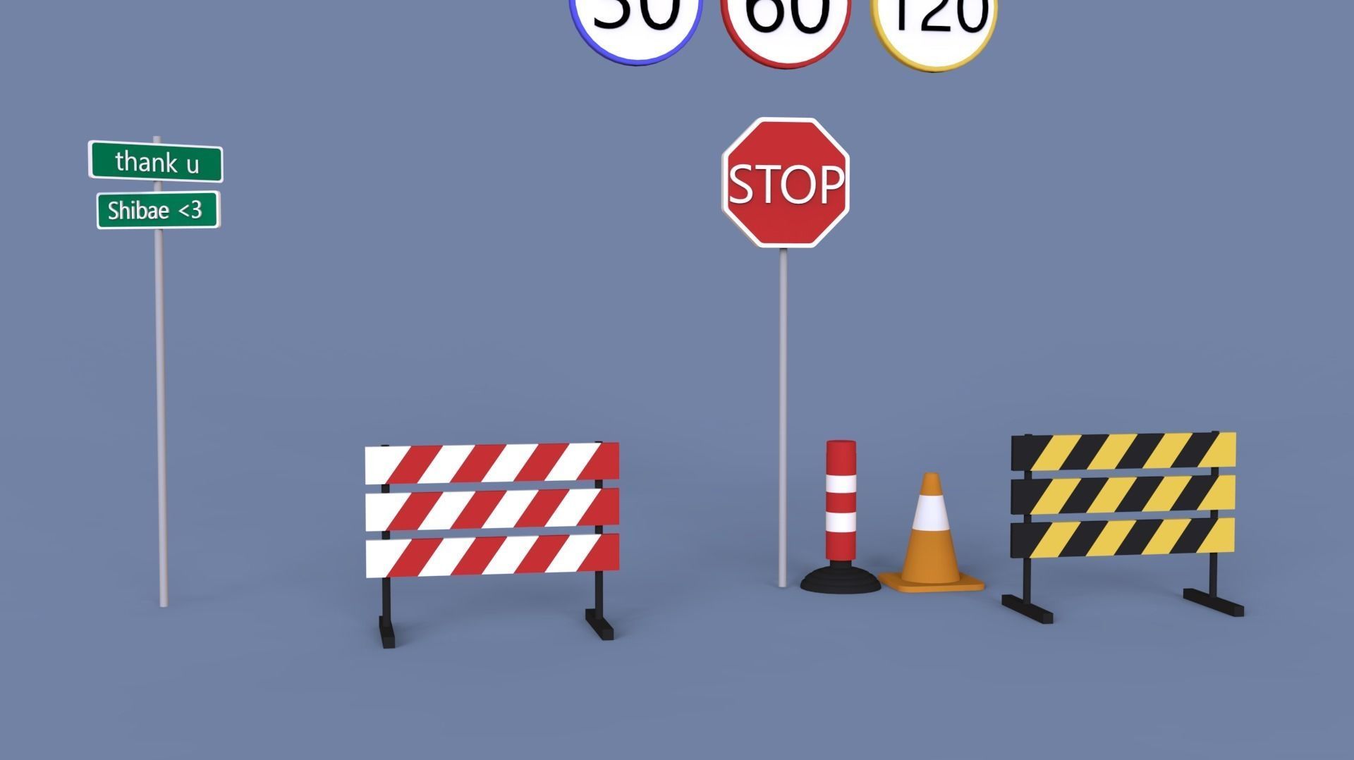 City props Assets for your scene free free 3D model | CGTrader