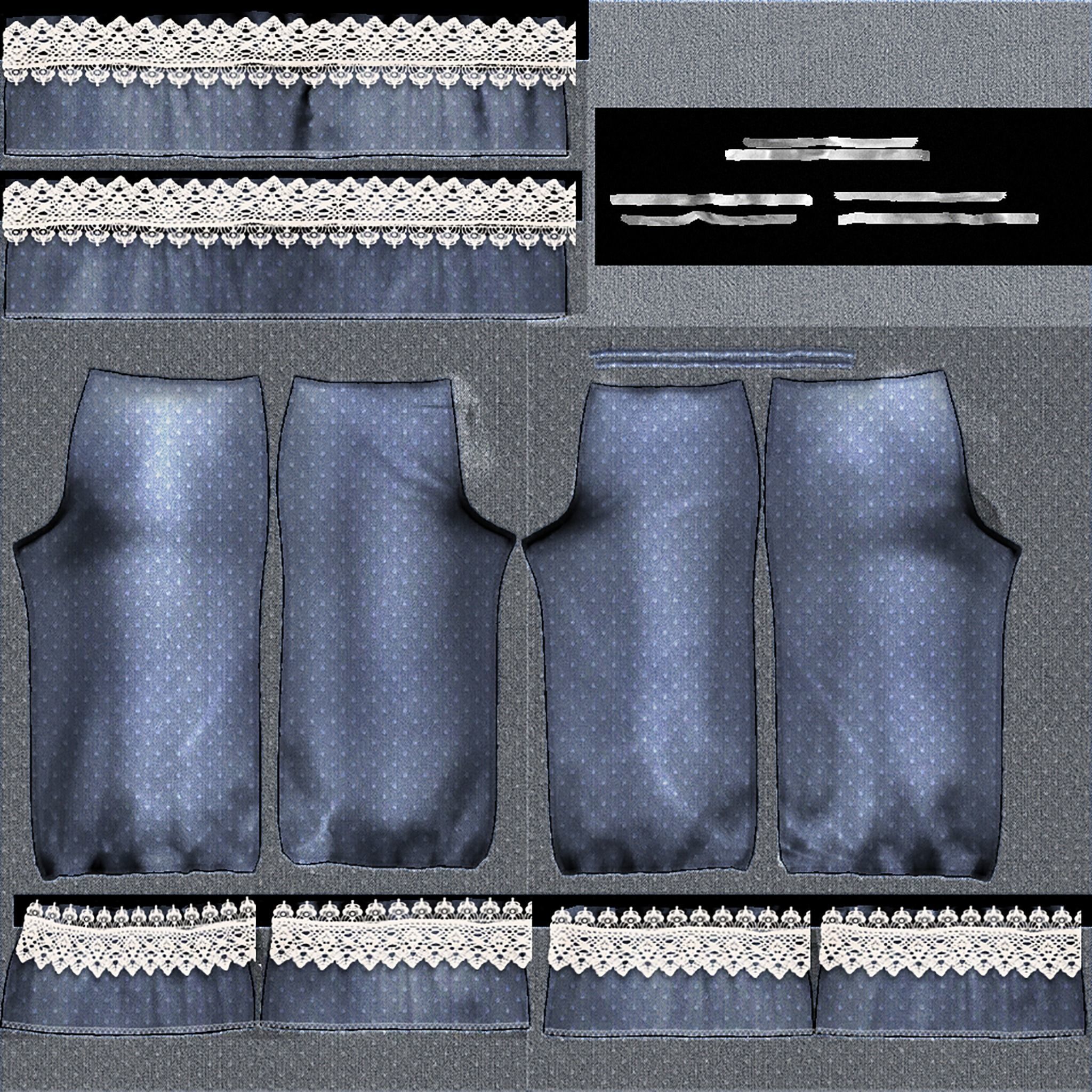 3D model Female Bloomers VR / AR / low-poly | CGTrader
