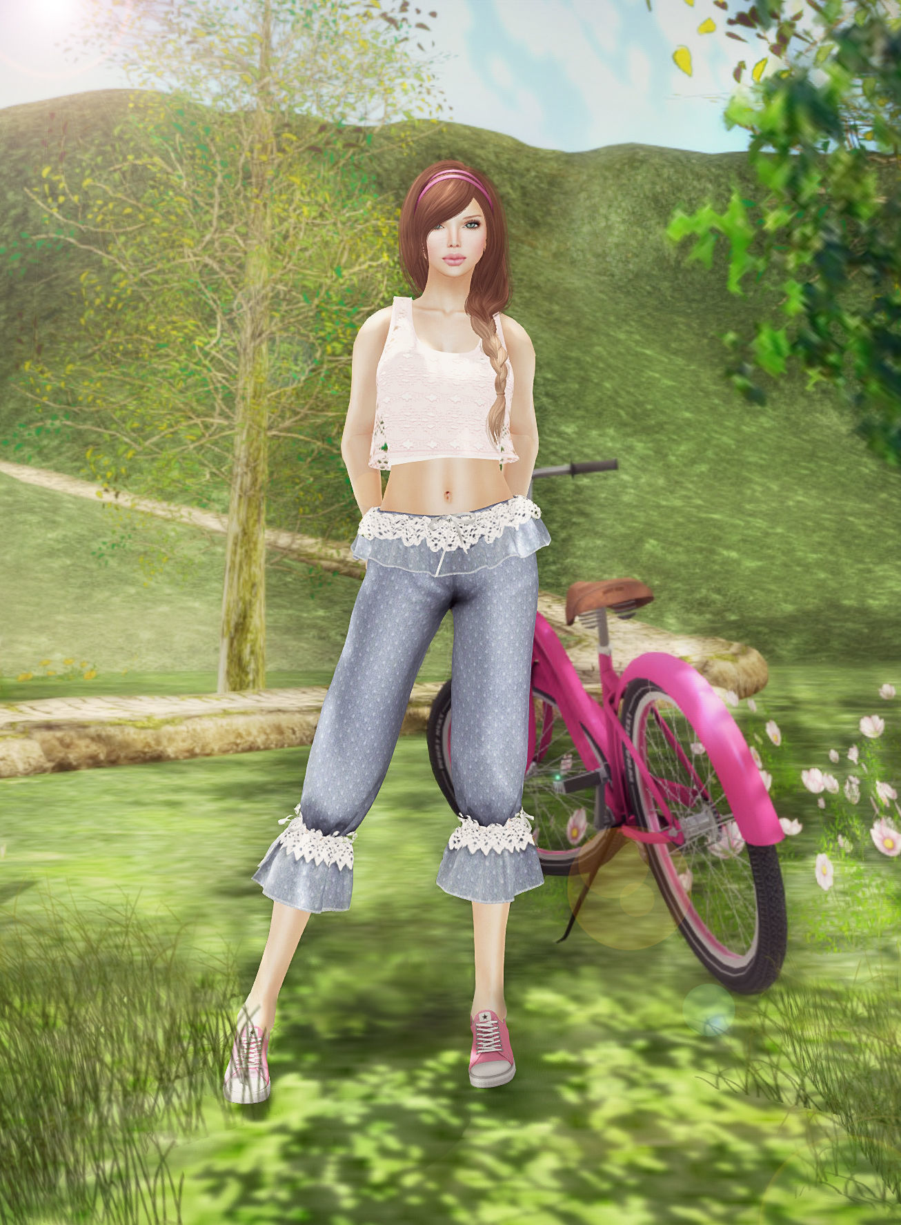 3D model Female Bloomers VR / AR / low-poly | CGTrader