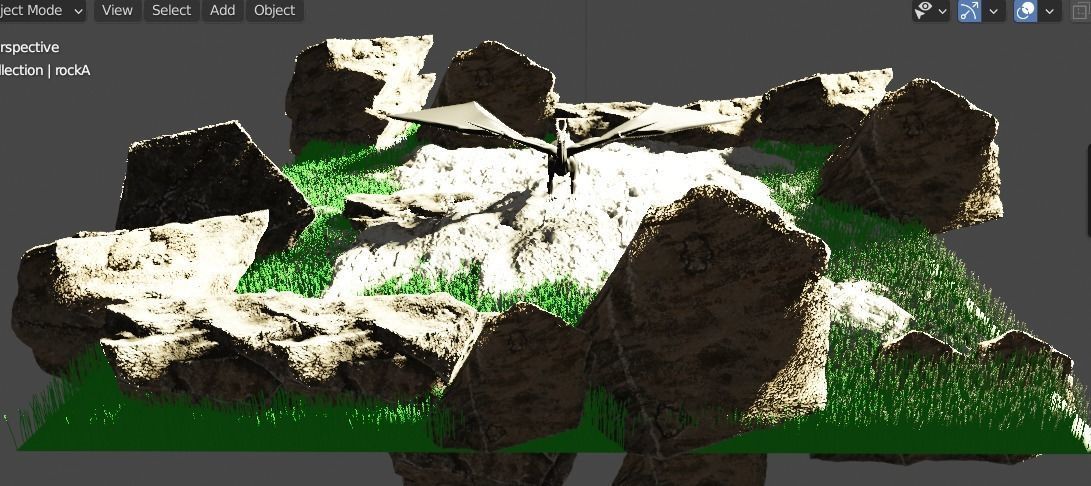dragon land 3D model | CGTrader