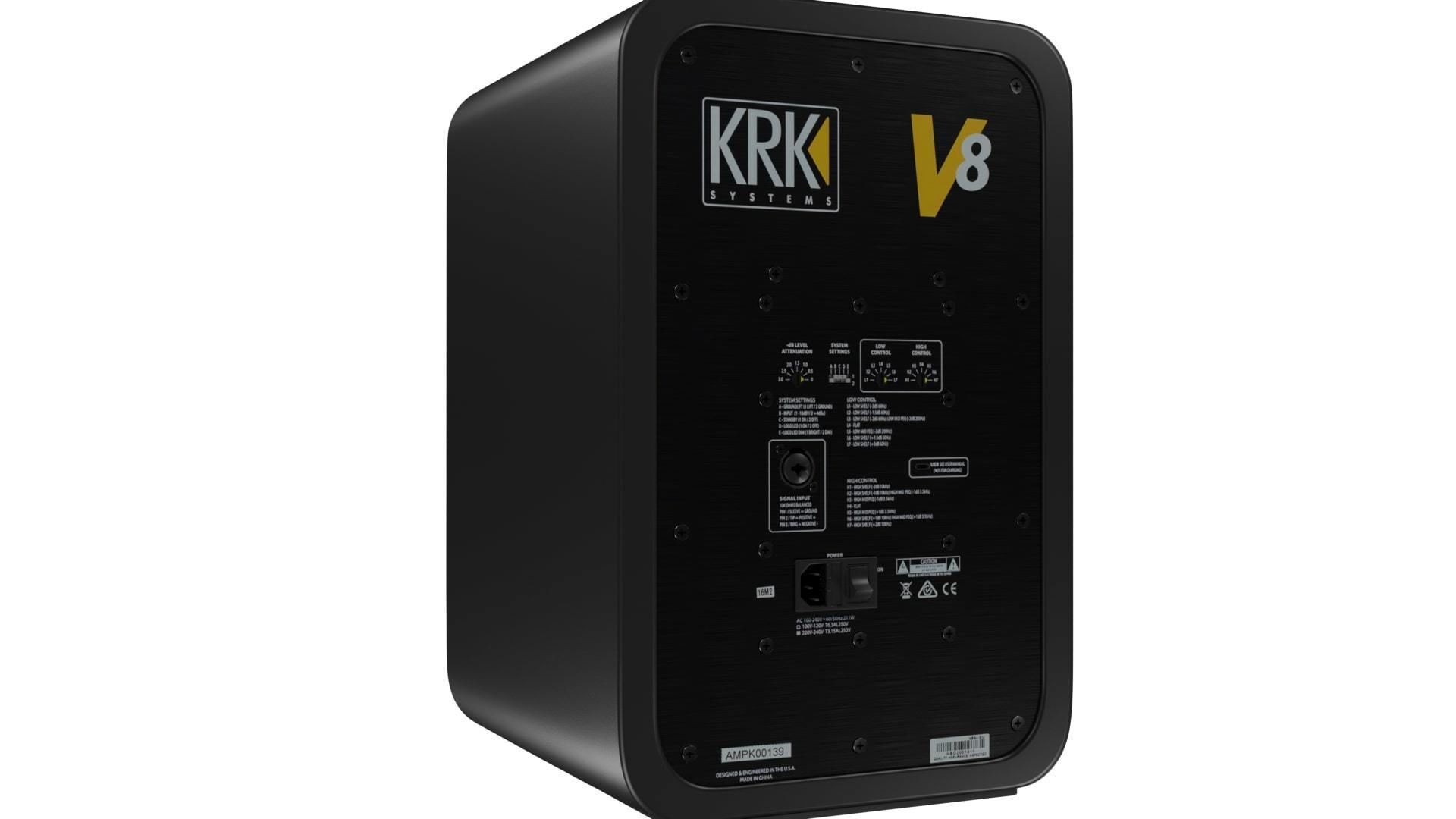 KRK V8 S4 LOUDSPEAKER MONITOR 3D model | CGTrader