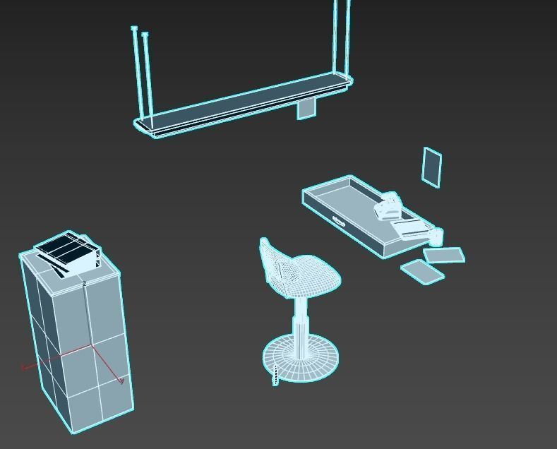 Ticket Office 3D model | CGTrader