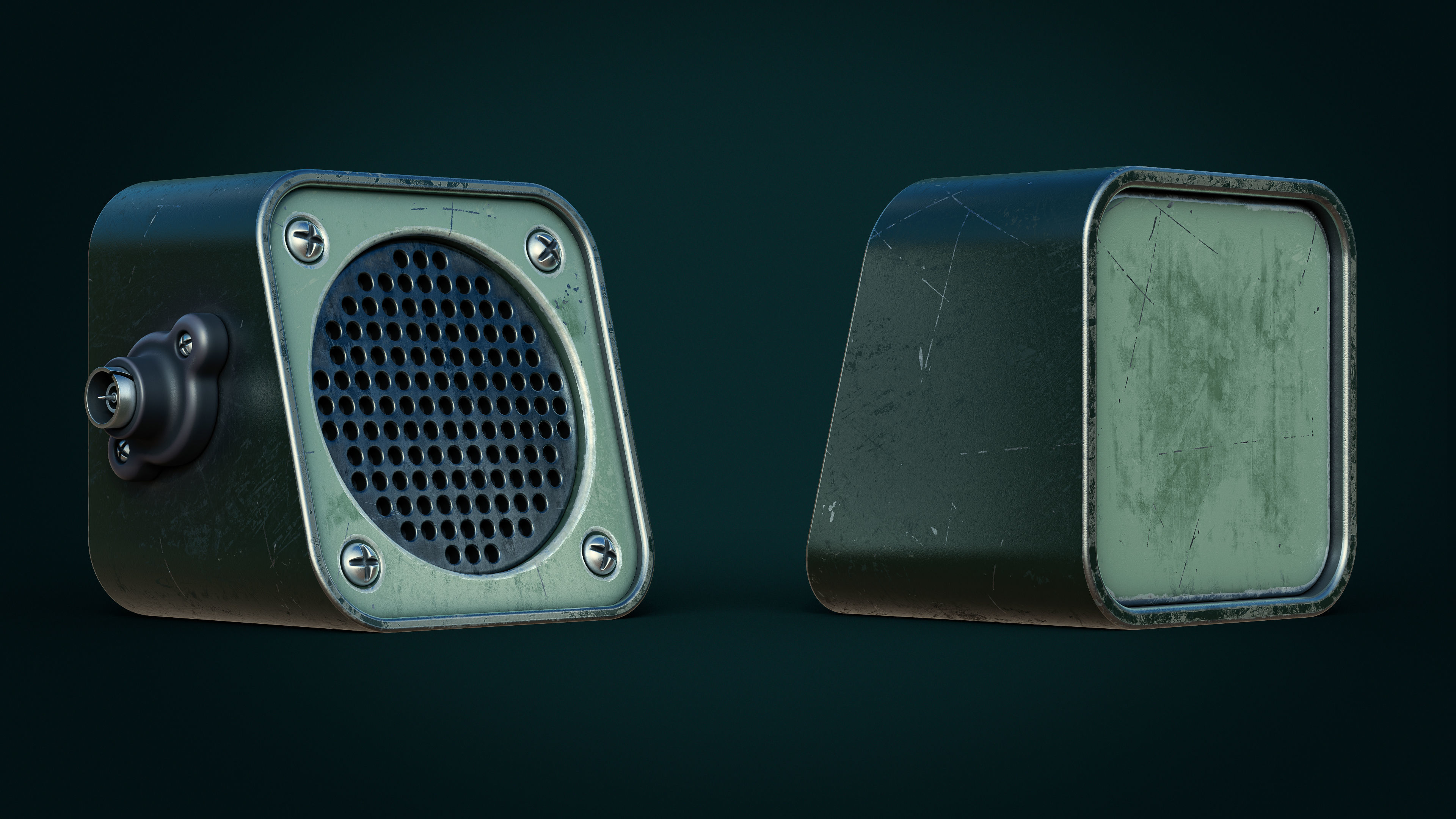 Radio station equipment 3D model | CGTrader