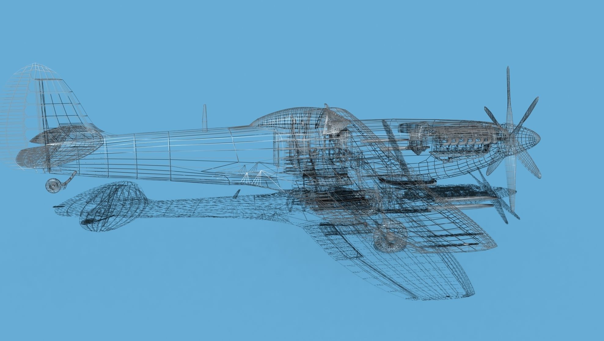 Supermarine Spitfire Mk XXIII V02 RAF 3D model animated rigged | CGTrader