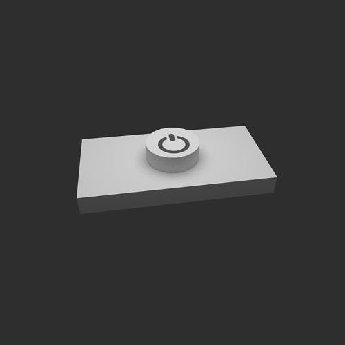 3D model Power button VR / AR / low-poly | CGTrader