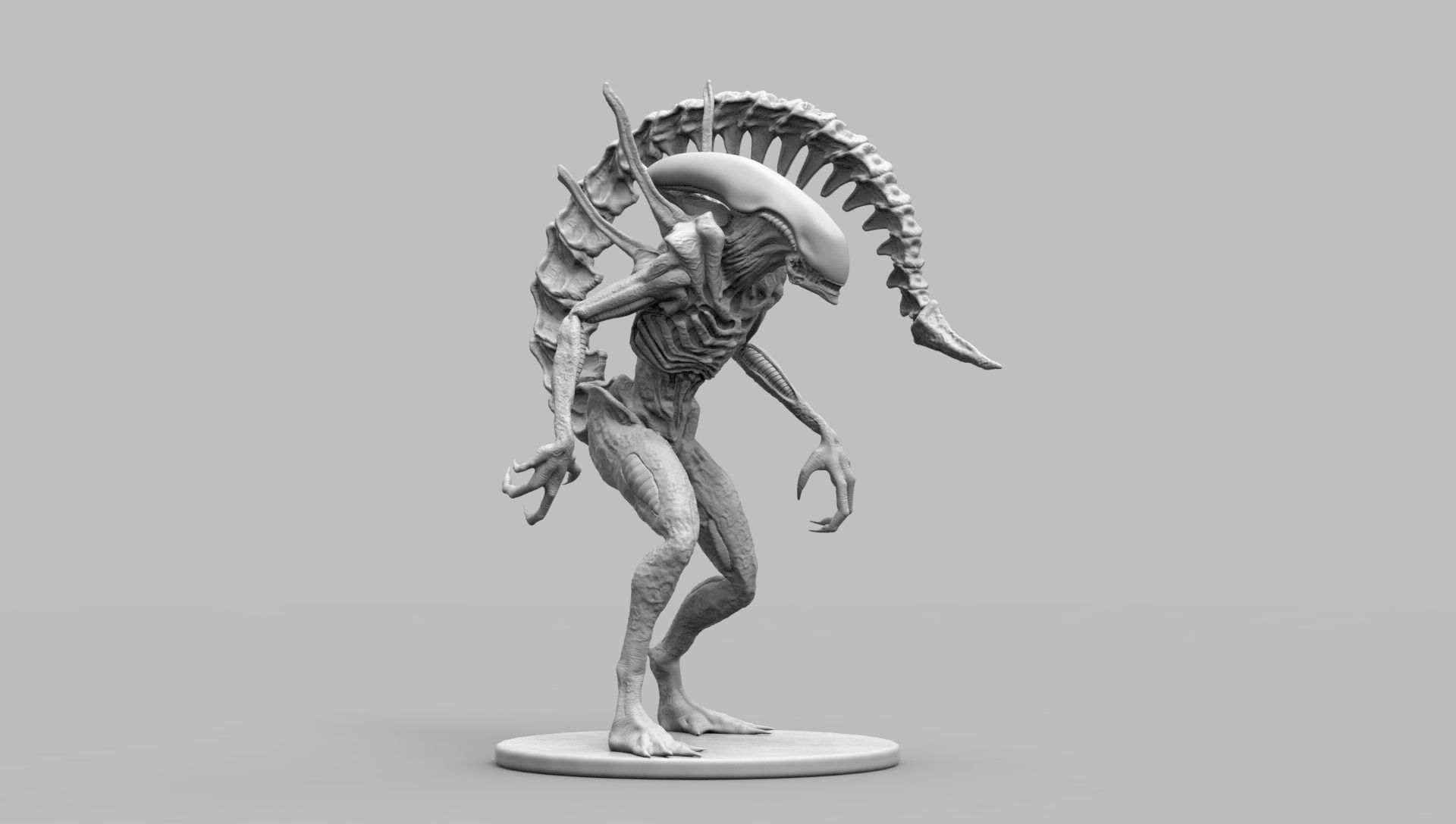 Alien Xenomorph Scout 3D Print Model 3D model 3D printable | CGTrader