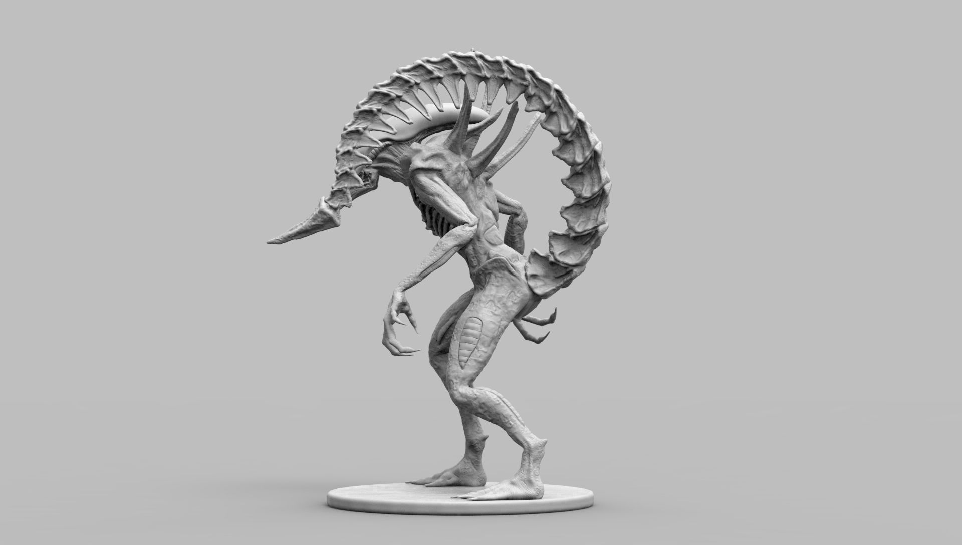 Alien Xenomorph Scout 3D Print Model 3D model 3D printable | CGTrader