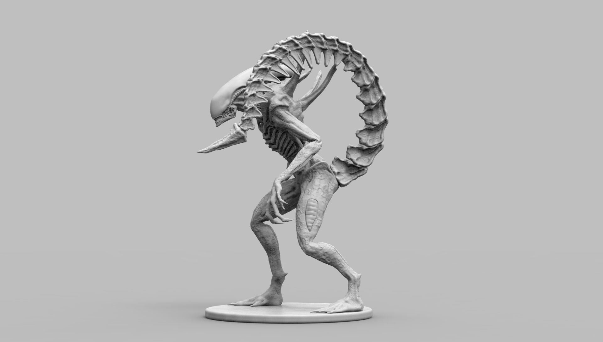 Alien Xenomorph Scout 3D Print Model 3D model 3D printable | CGTrader