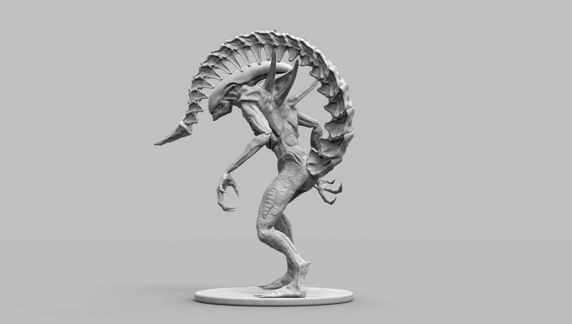 Alien Xenomorph Scout 3D Print Model 3D model 3D printable | CGTrader