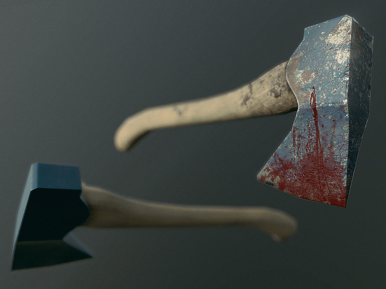 3D model Horror Axe VR / AR / low-poly | CGTrader