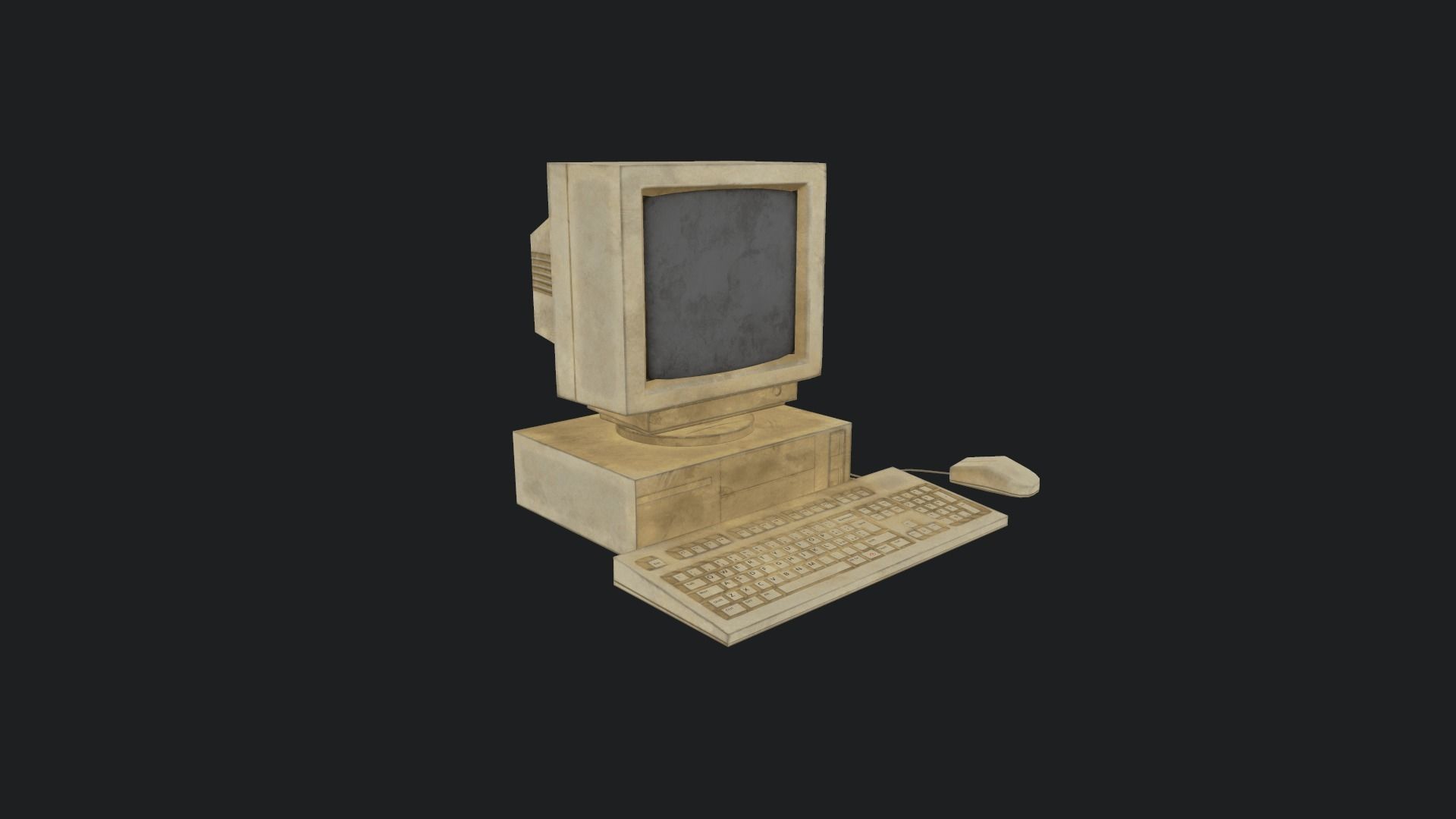 3D model Dirty 90s Pc Game Ready VR / AR / low-poly | CGTrader