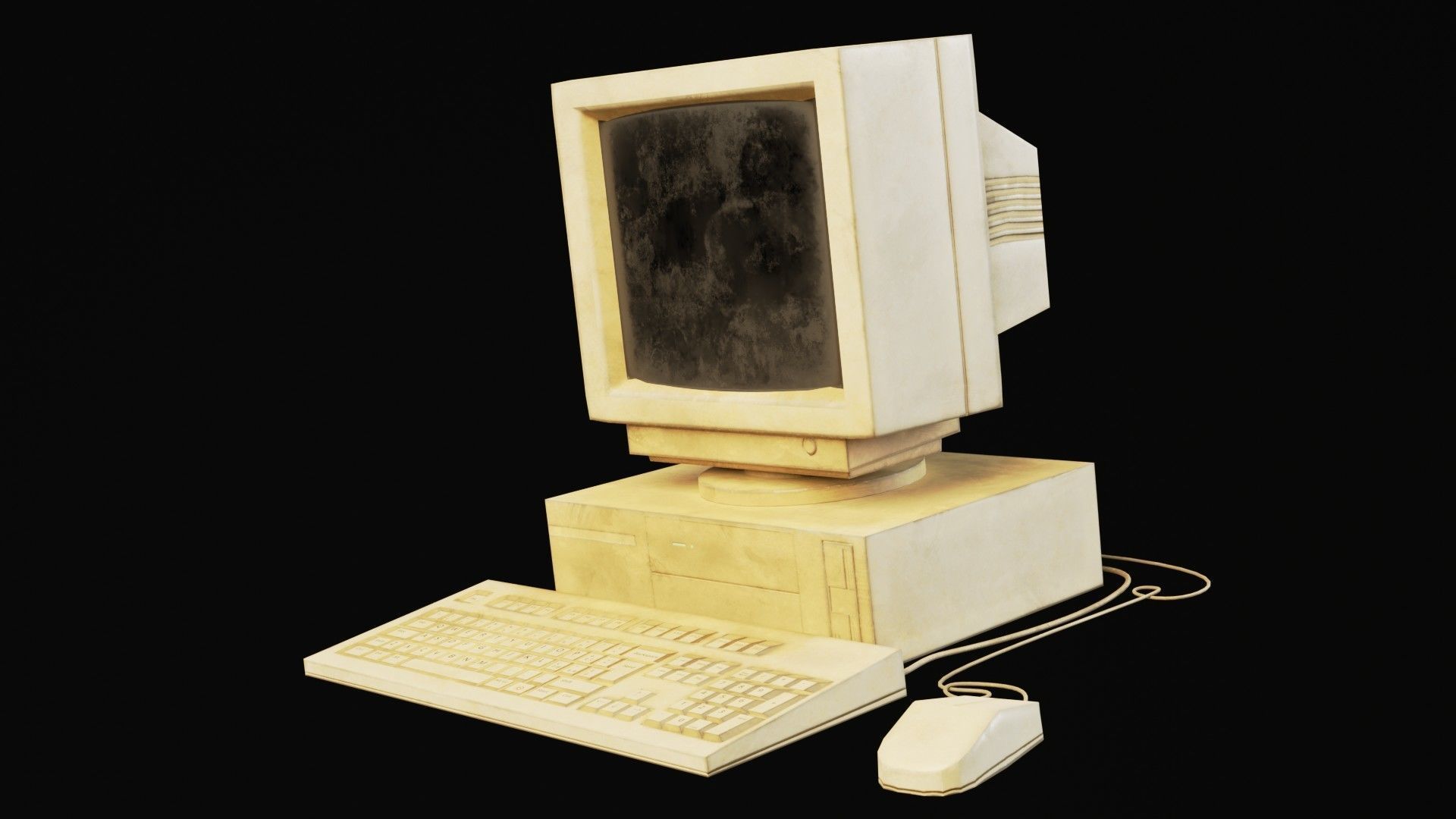 3D model Dirty 90s Pc Game Ready VR / AR / low-poly | CGTrader