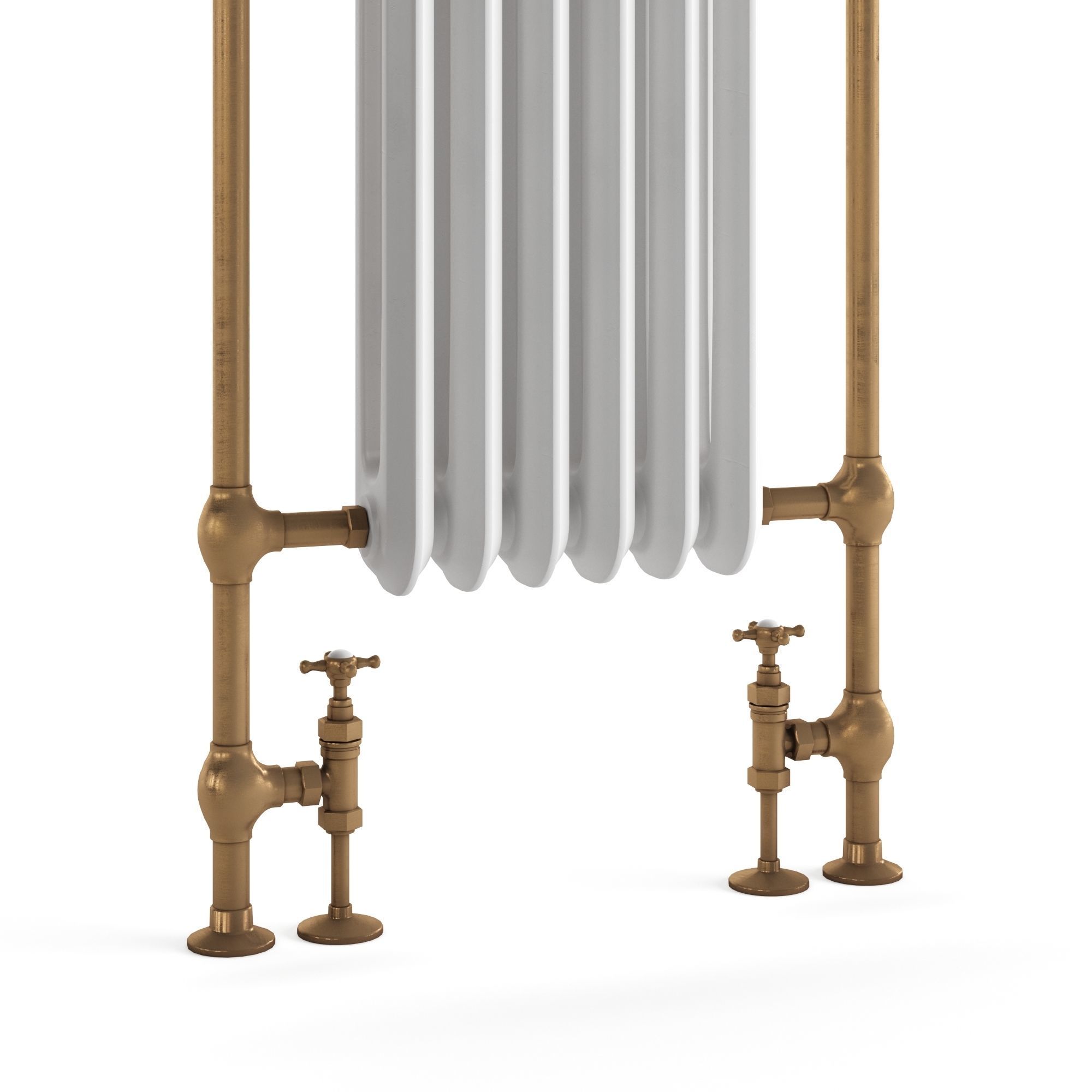 Classic Bathtub Faucet Radiator 3D model | CGTrader