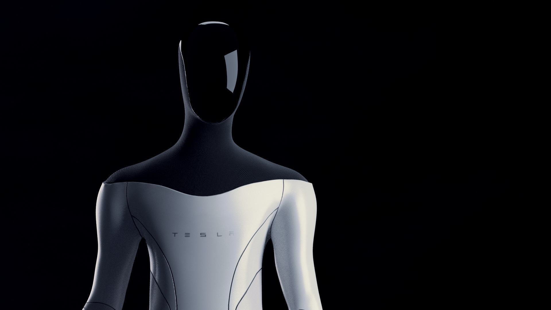 3D model Tesla Bot High Quality Faithful 3D model - Blender Eevee ...