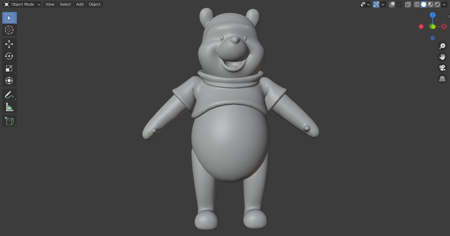Winnie the Pooh rigged 3D model rigged | CGTrader