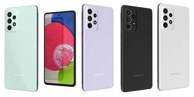 Samsung Galaxy A52s All Colors 3D model | CGTrader
