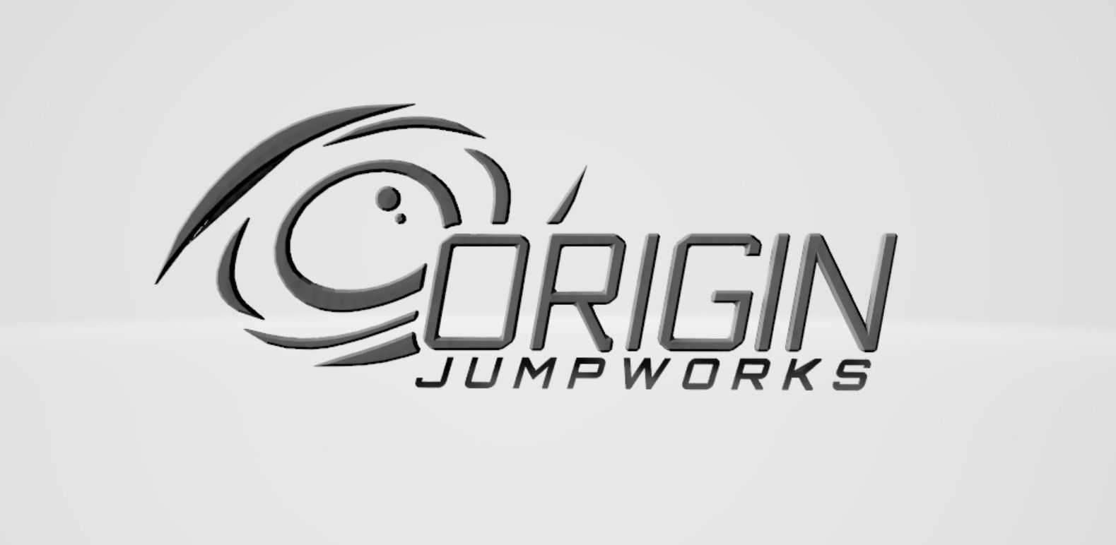 Origin Jumpworks Logo free 3D model | CGTrader