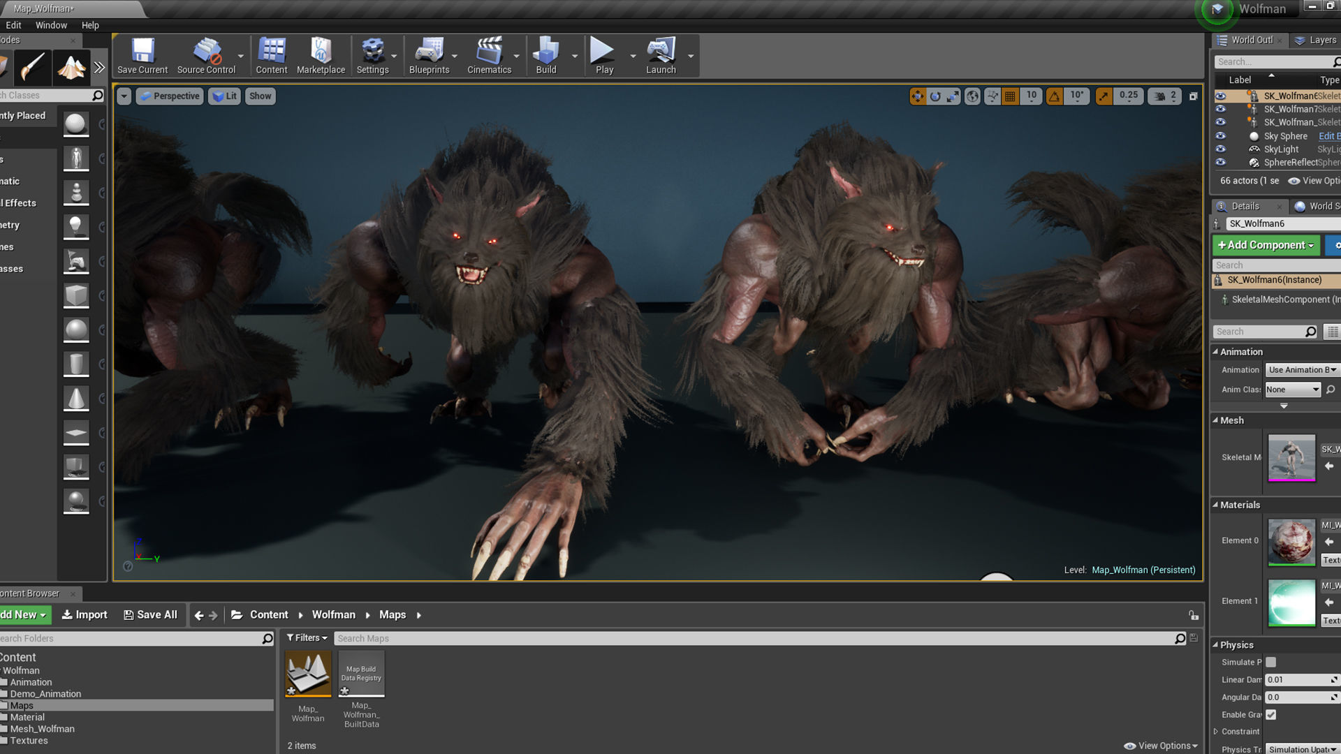 3D model Wolfman - Game Ready VR / AR / low-poly | CGTrader