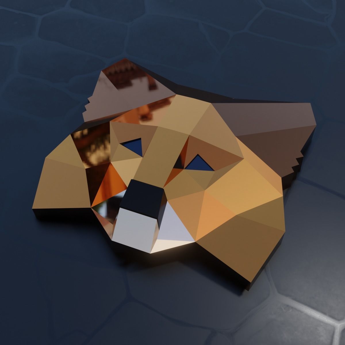 metamask fox 3d free 3D model 3D printable | CGTrader