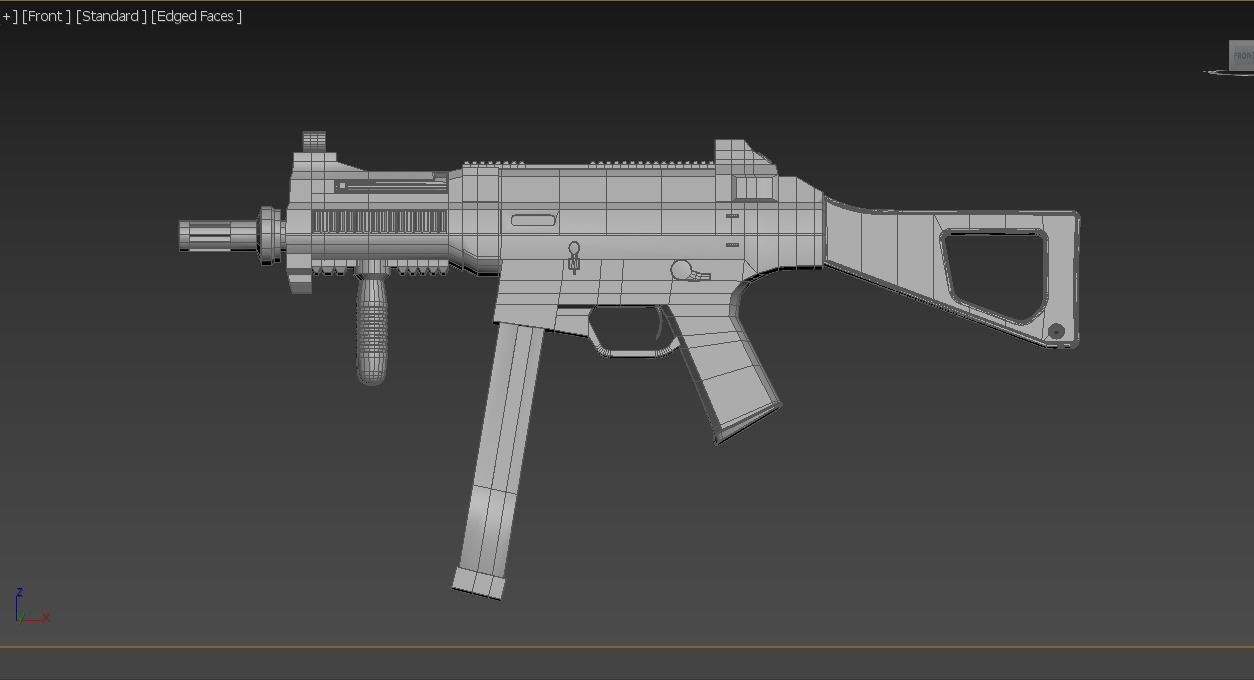 Ump5 Gun free VR / AR / low-poly 3D model | CGTrader