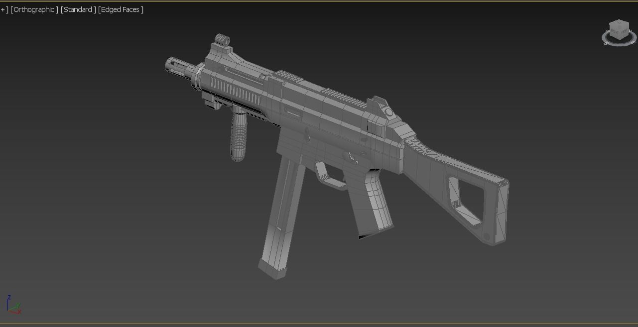 Ump5 Gun free VR / AR / low-poly 3D model | CGTrader