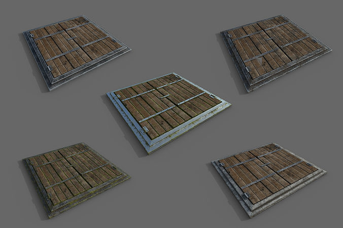 3D Model Collection Trap Pitfall Texture Pack VR / AR / low-poly | CGTrader