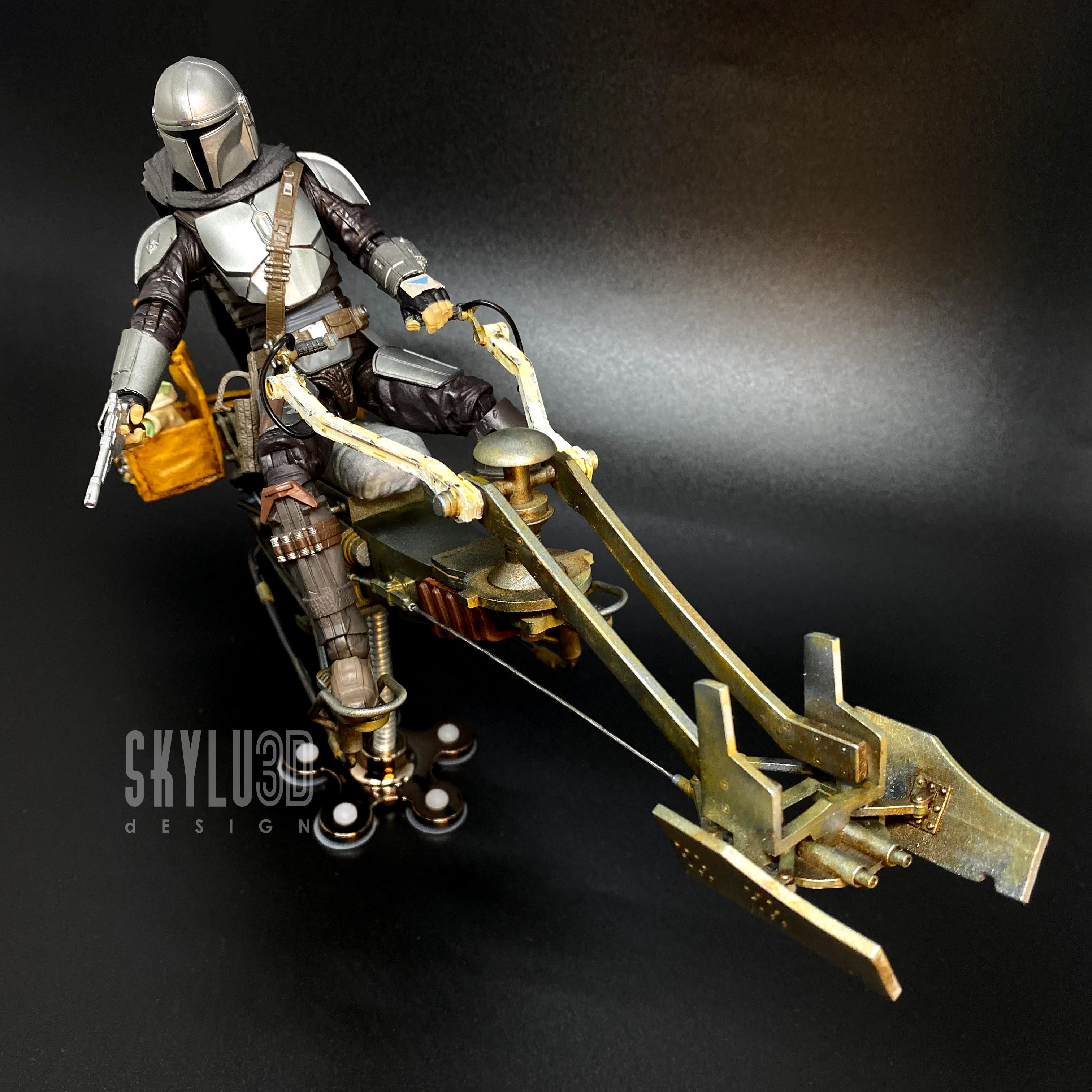 Mandalorian Swoop Bike 3D Print STL 3D model 3D printable | CGTrader