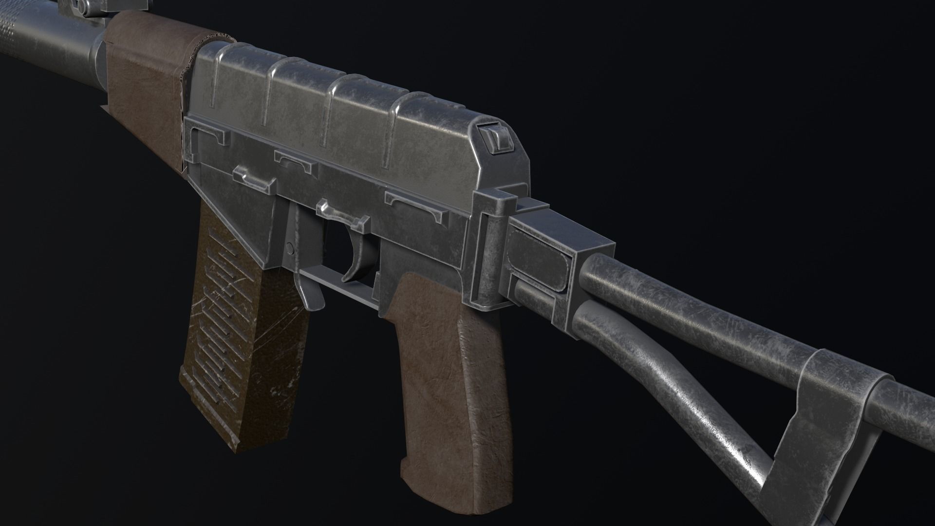 ASVal Weapon free VR / AR / low-poly 3D model | CGTrader