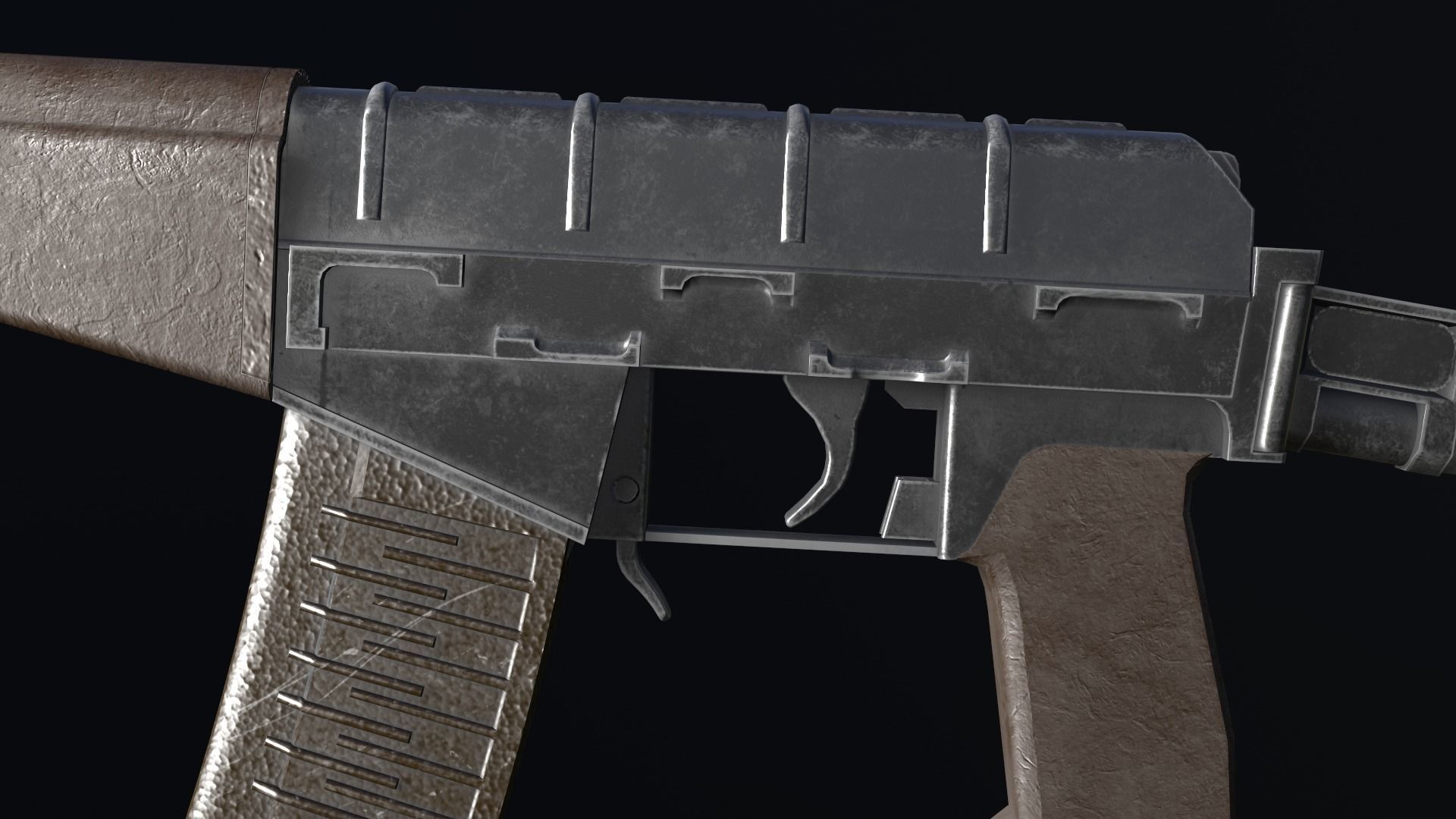 ASVal Weapon free VR / AR / low-poly 3D model | CGTrader