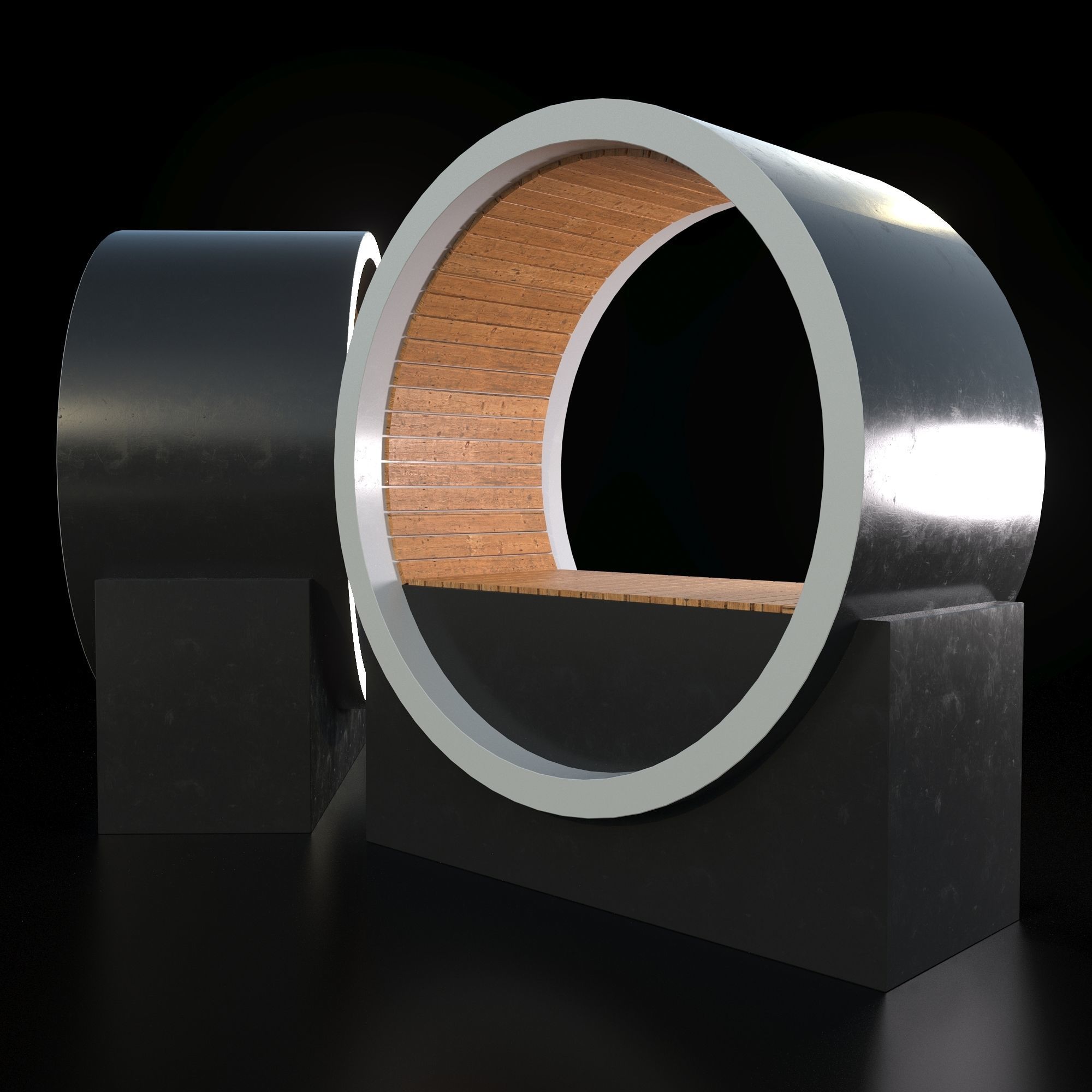 Benches FUSION 3D model | CGTrader