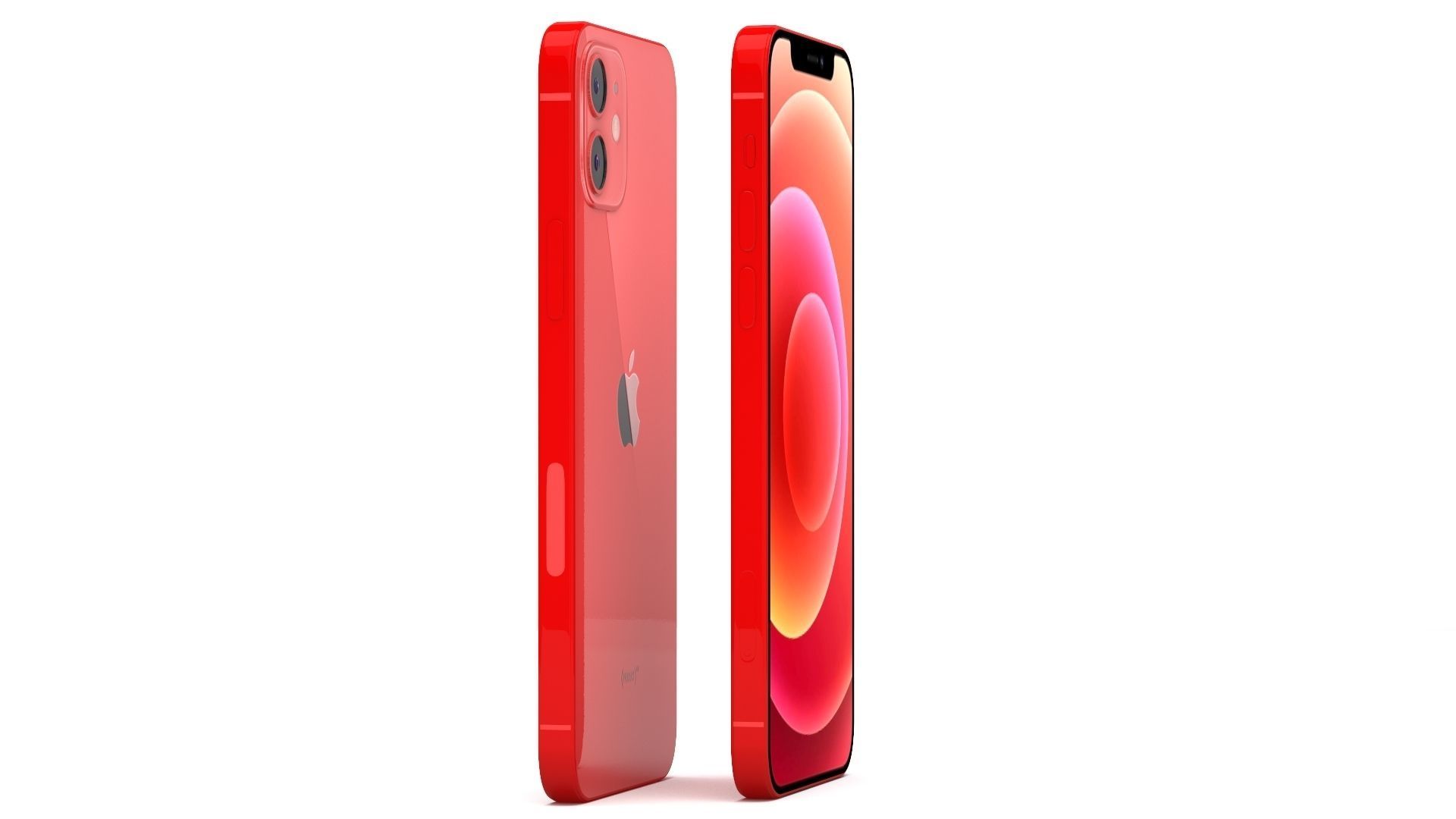 Apple iPhone 12 RED 3D model | CGTrader