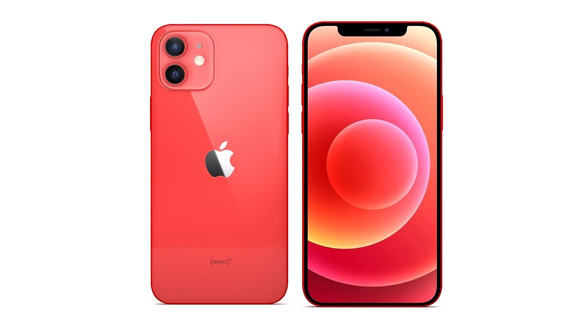 Apple iPhone 12 RED 3D model | CGTrader