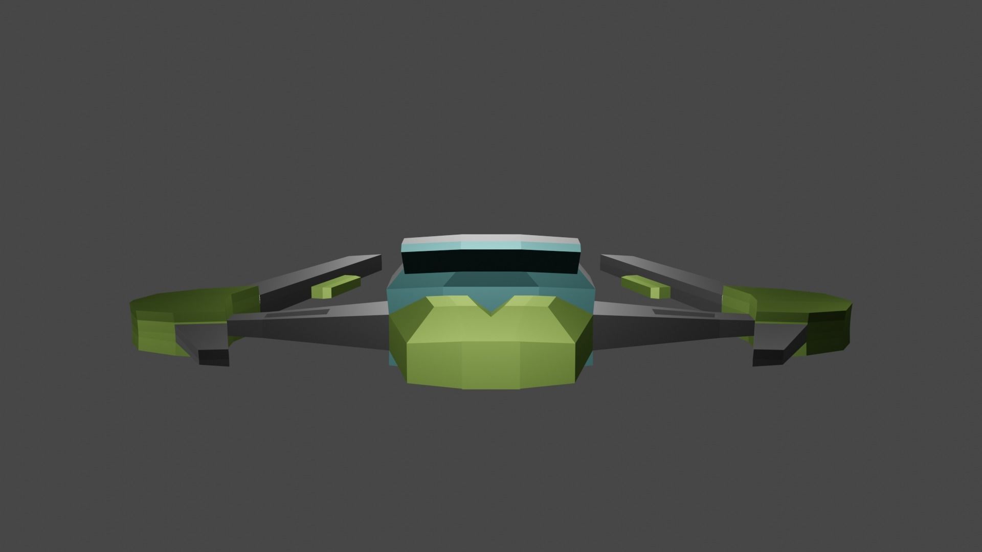 3D model Low Poly Simple Spacecraft VR / AR / low-poly | CGTrader