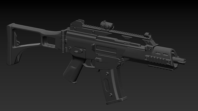 G36C high poly gun 3D model | CGTrader