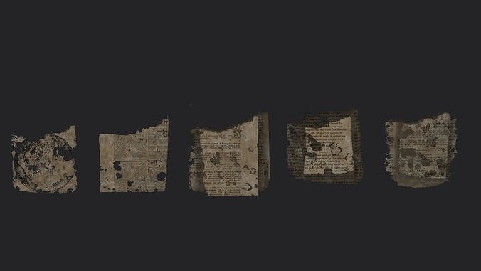 3D model dirt paper VR / AR / low-poly | CGTrader