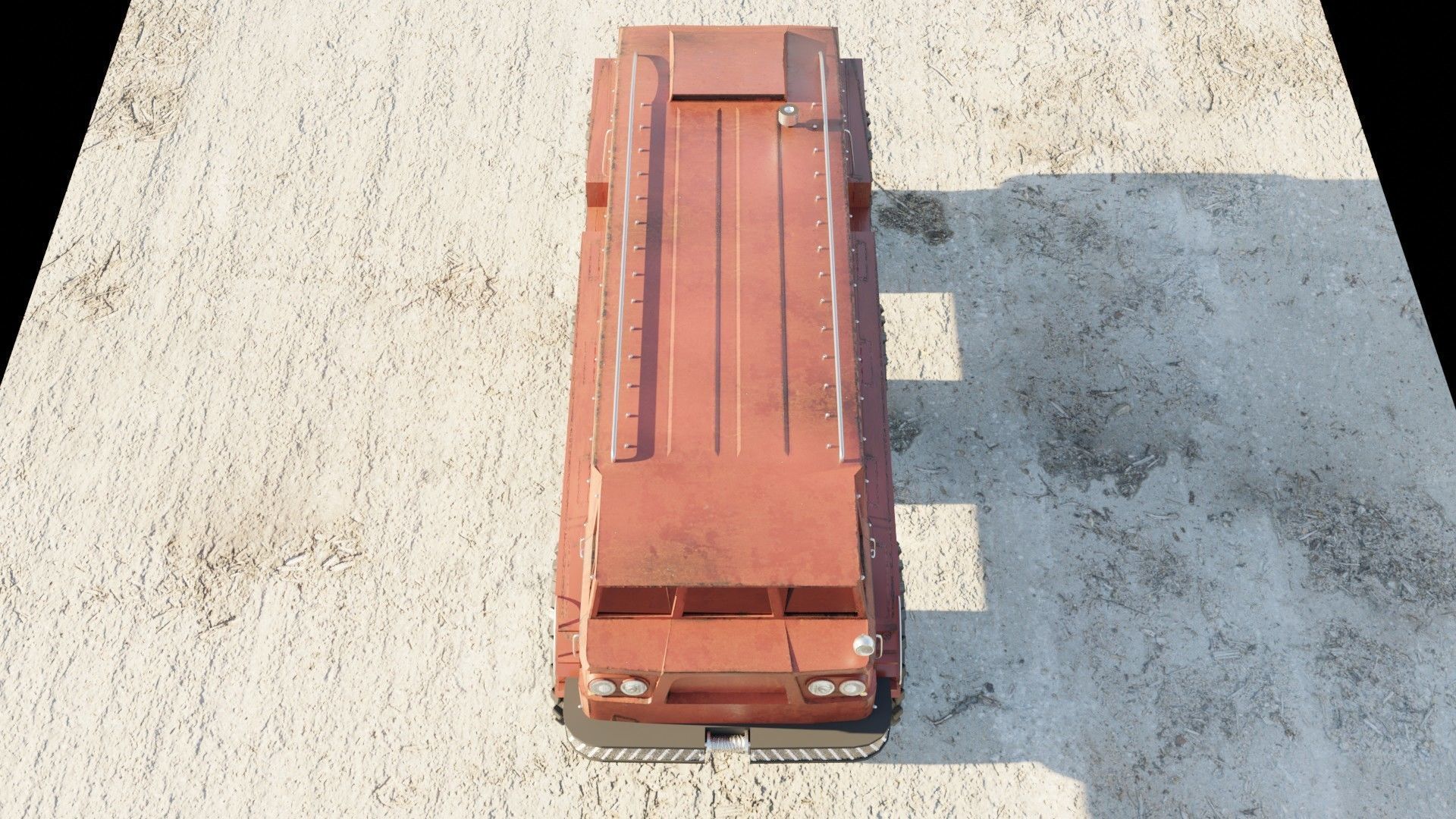 ZIL-E167 soviet monster truck - free model free VR / AR / low-poly 3D ...