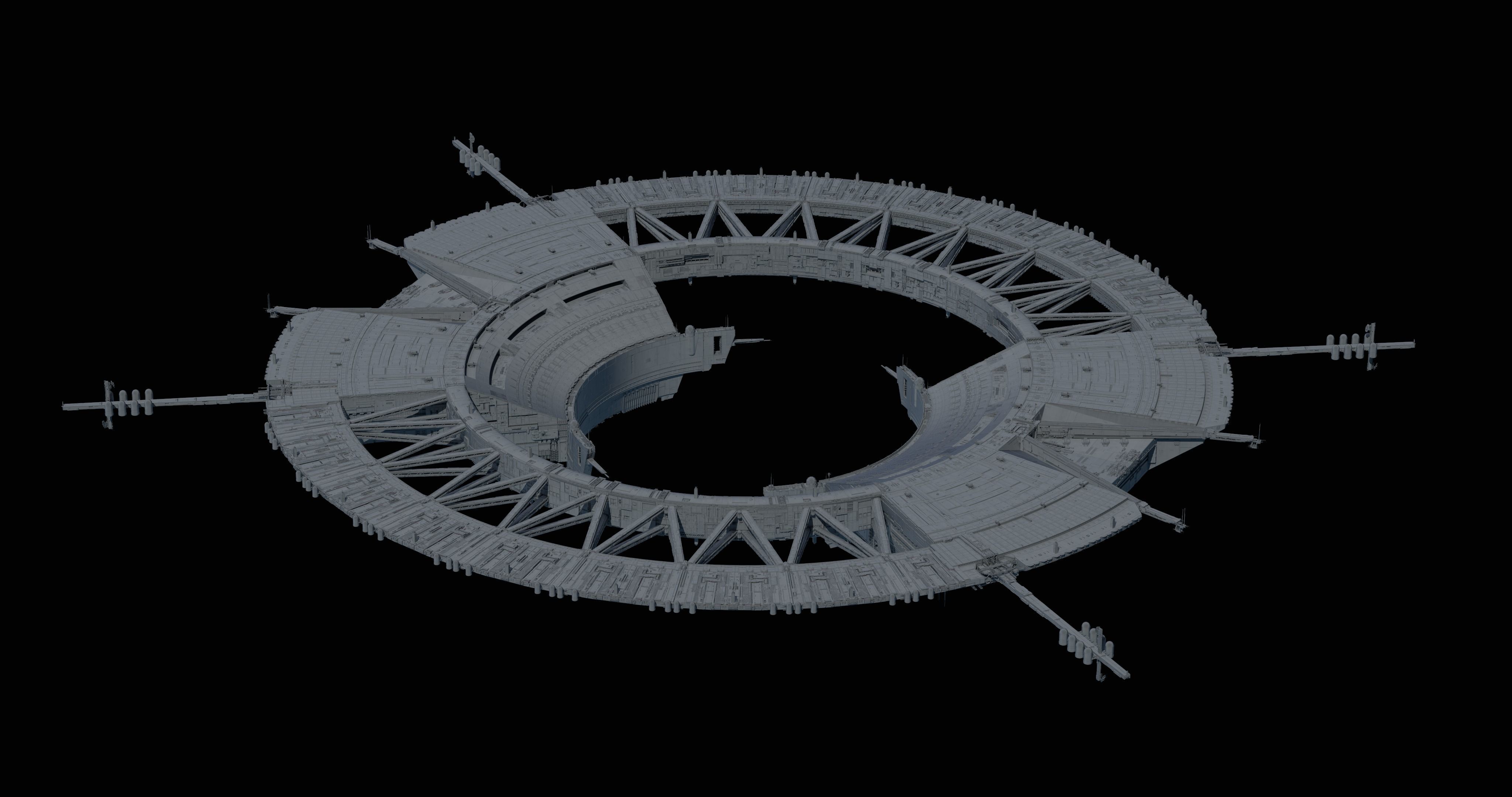 SHIELD GATE BASE 3D model | CGTrader