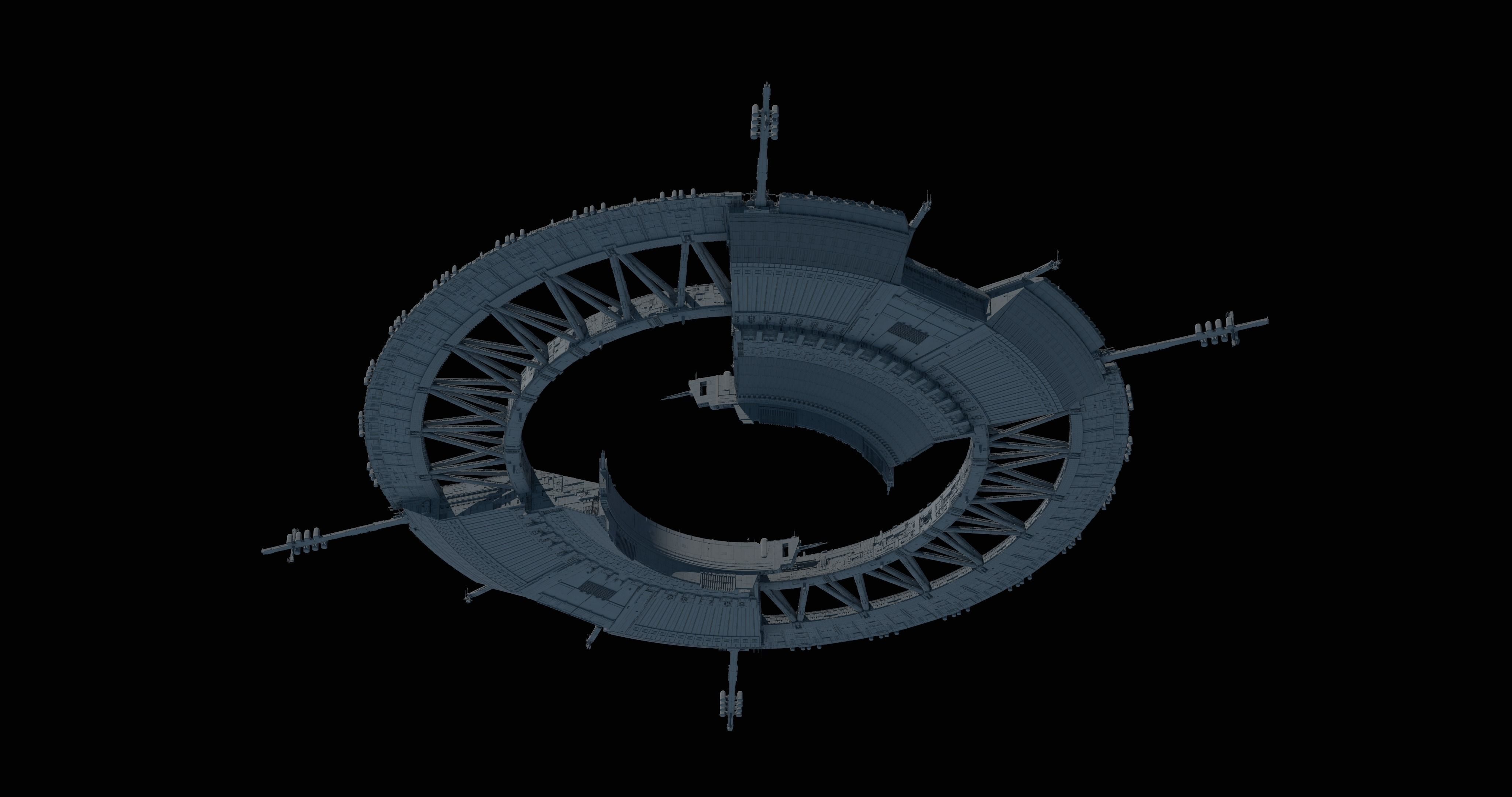 SHIELD GATE BASE 3D model | CGTrader