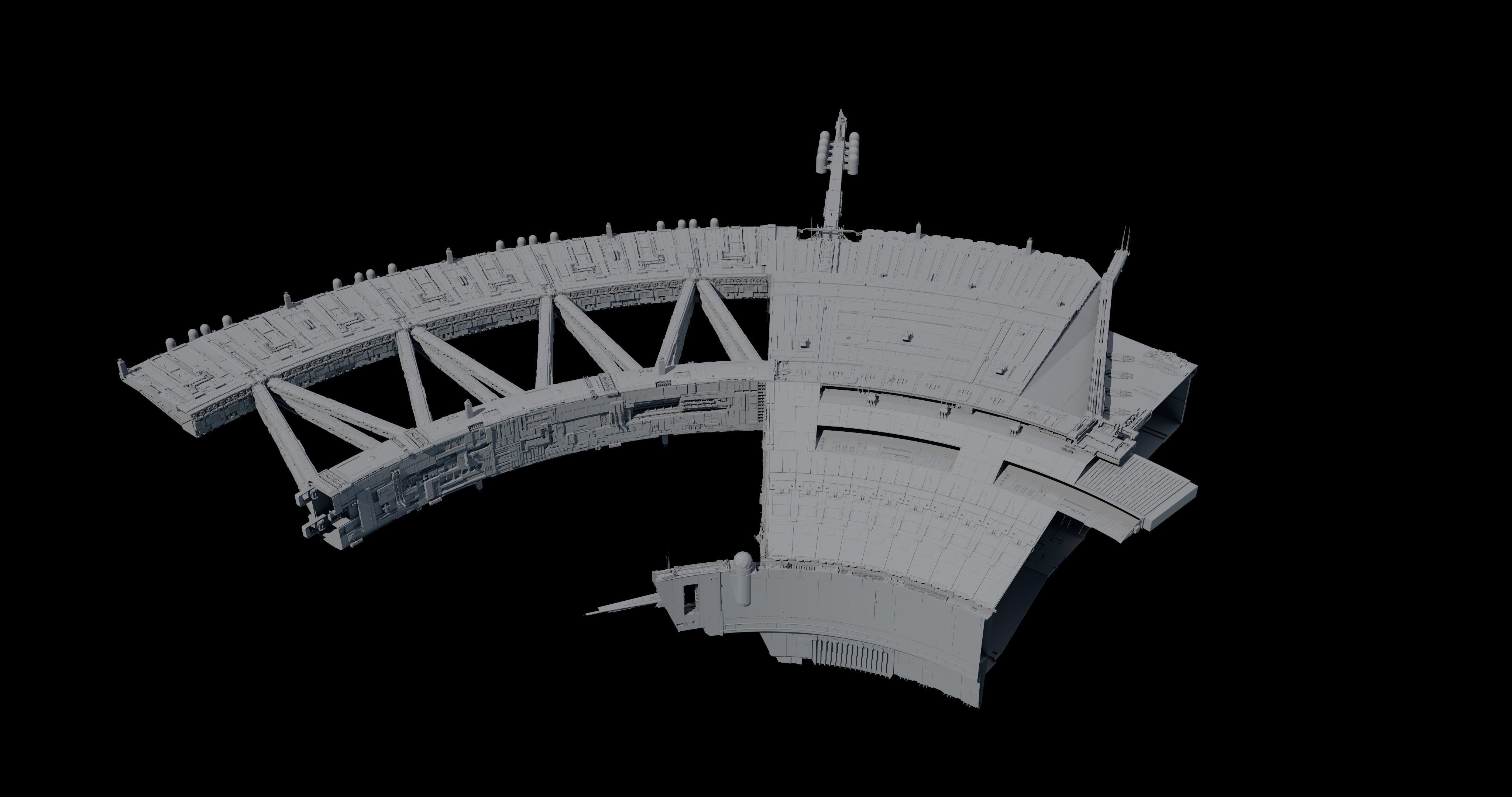 SHIELD GATE BASE 3D model | CGTrader