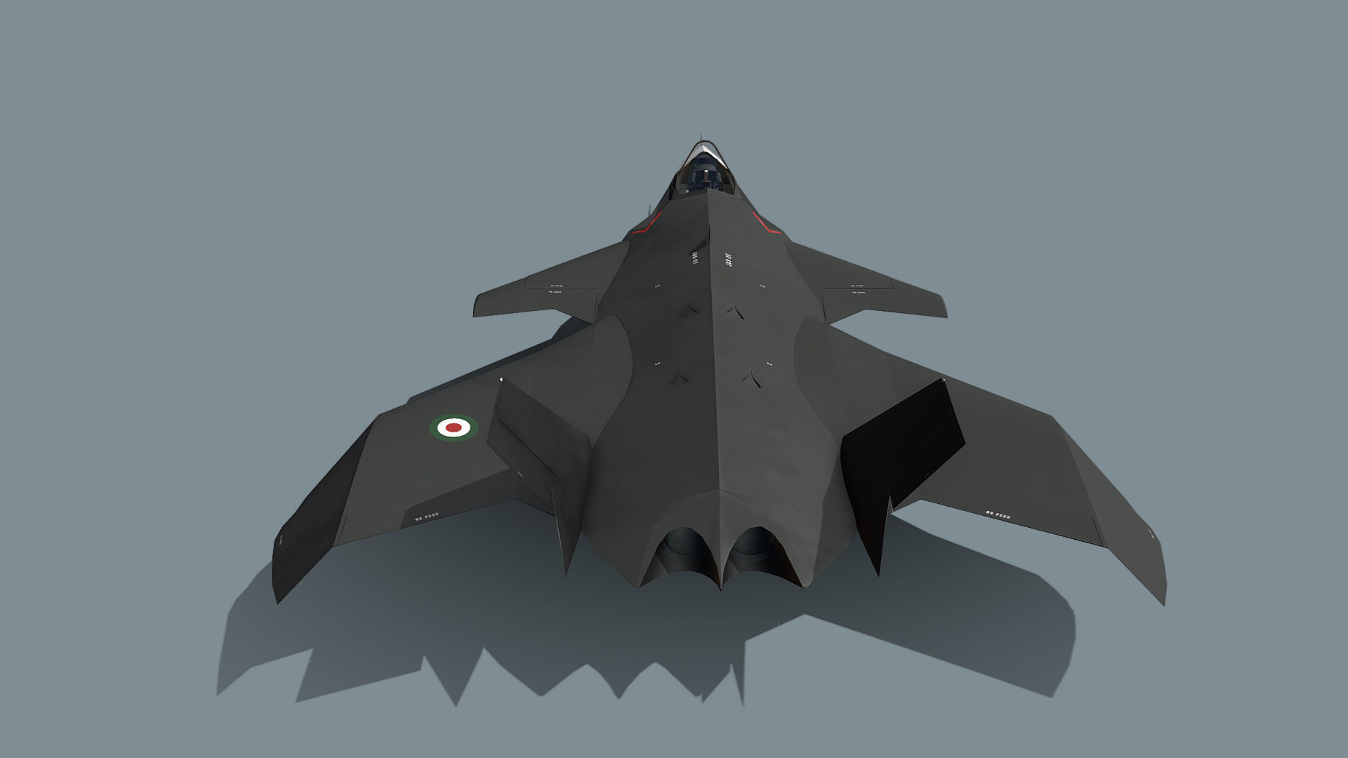 3D model Qaher F-313 iranian stealth fighter VR / AR / low-poly | CGTrader