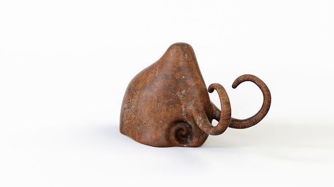 3D model Clay mammoth VR / AR / low-poly | CGTrader